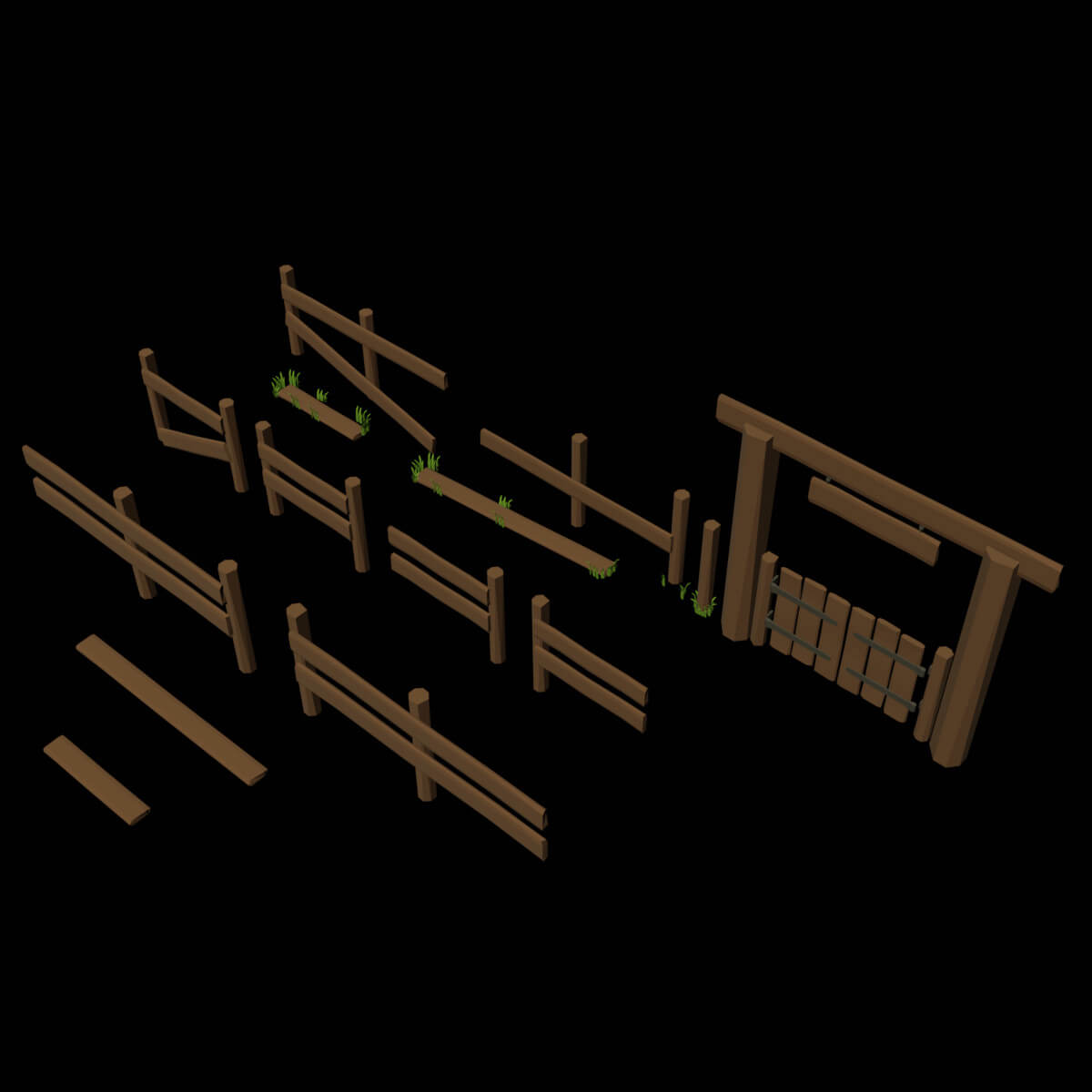 Farm Fence - 3D Model by mg53