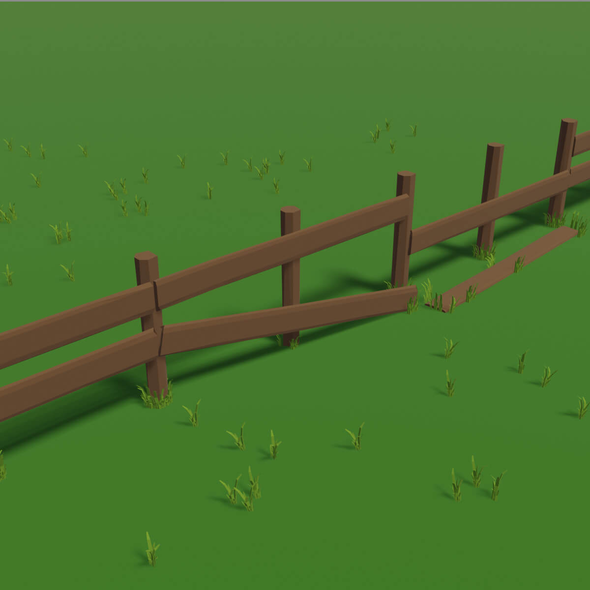 Farm Fence - 3D Model by mg53