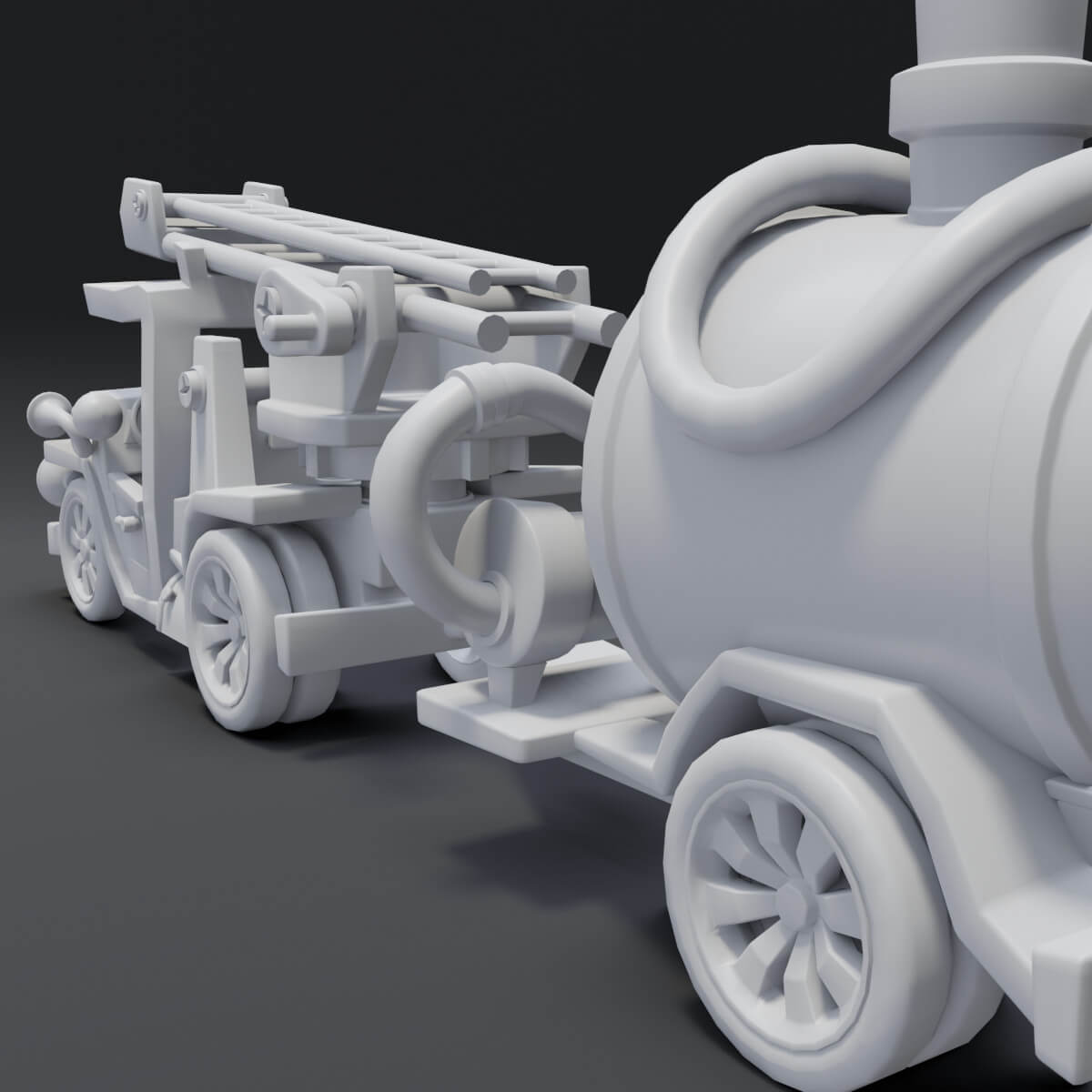 Fire Truck - 3D Model by mg53