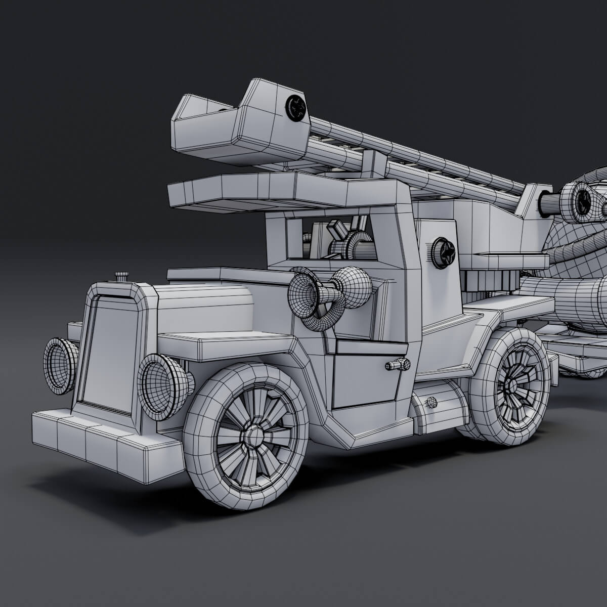 Fire Truck - 3D Model by mg53