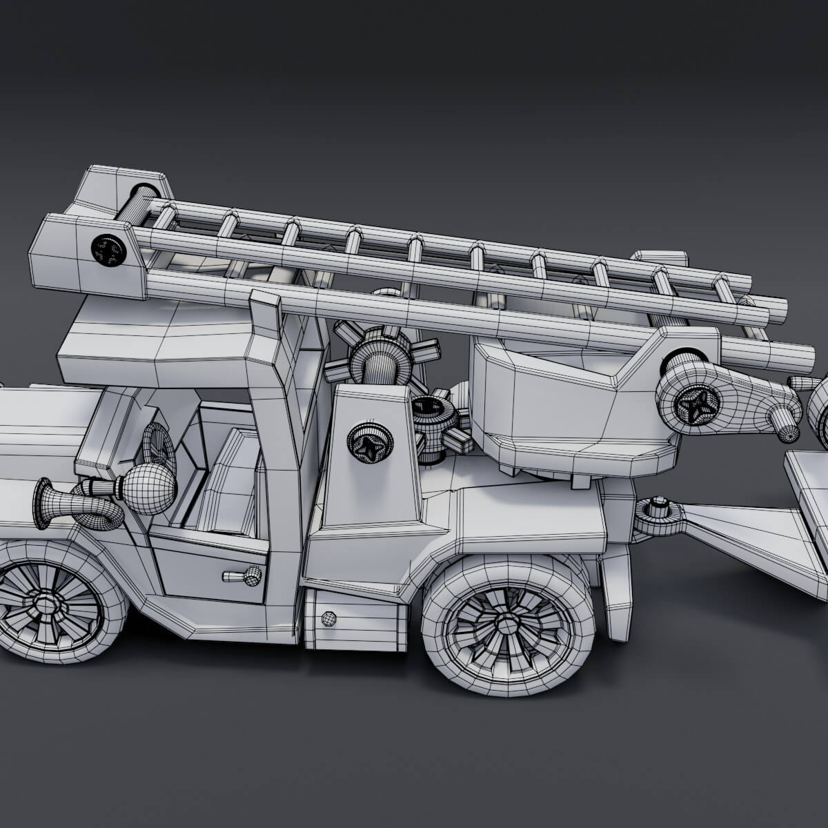 Fire Truck - 3D Model by mg53