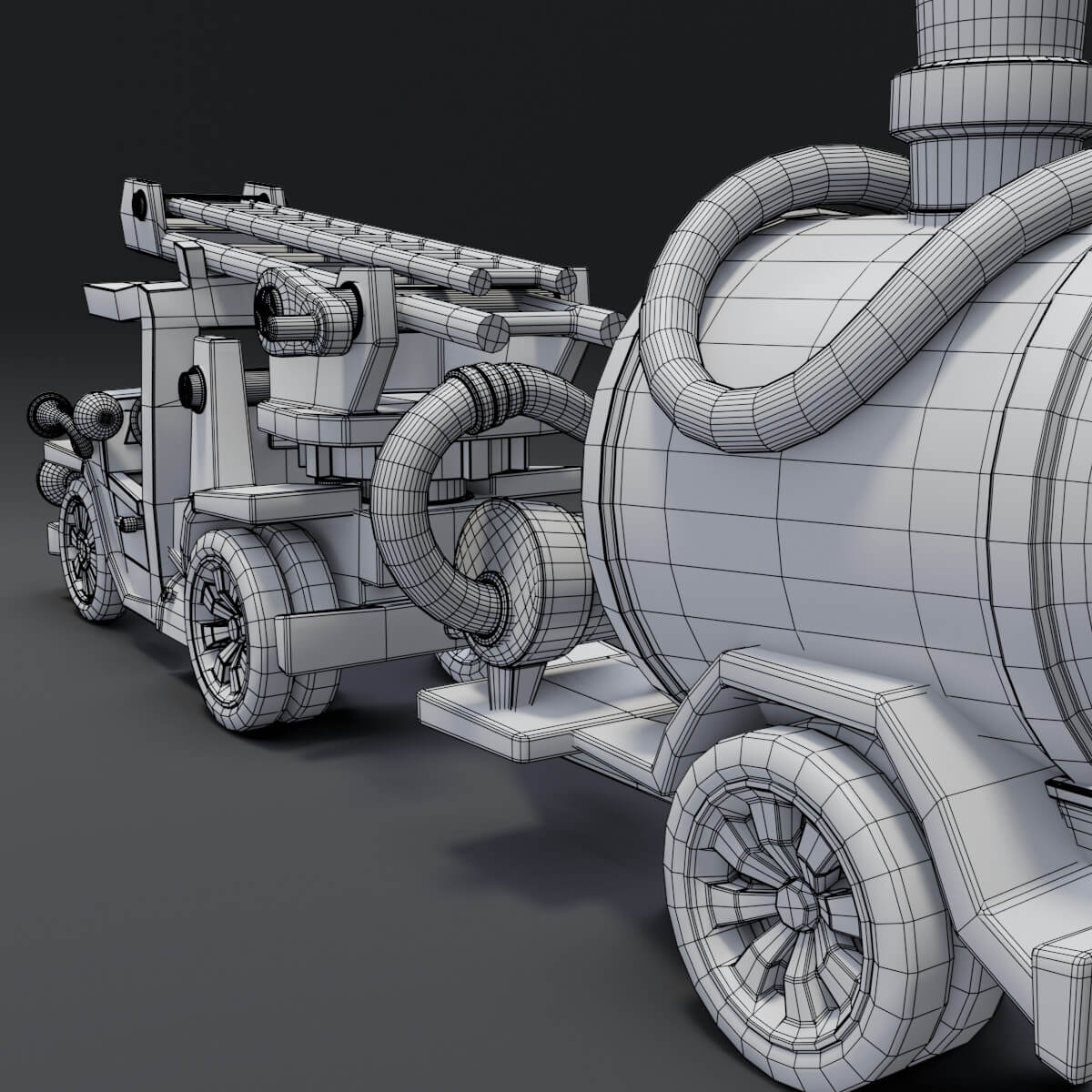 Fire Truck - 3D Model by mg53