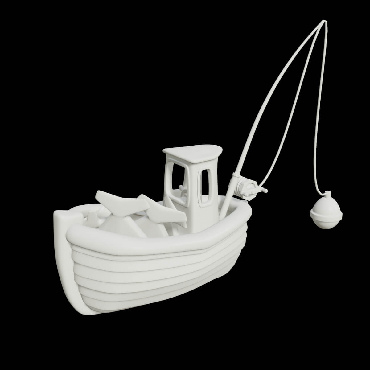 Fishing Boat - 3D Model by mg53