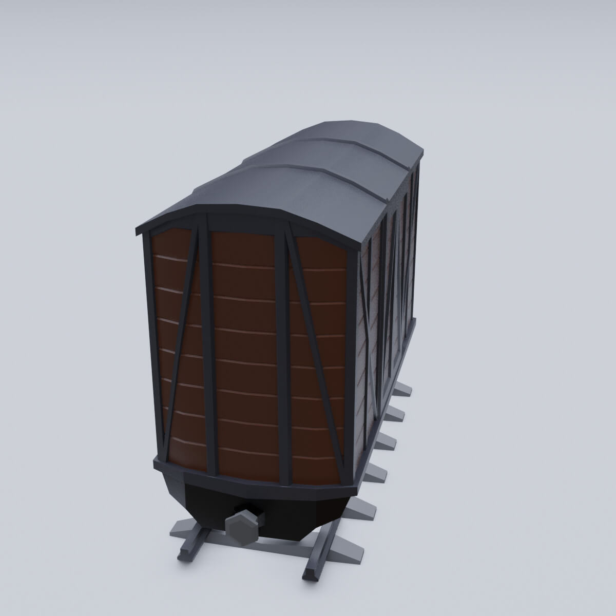 Freight Wagon - 3D Model by mg53