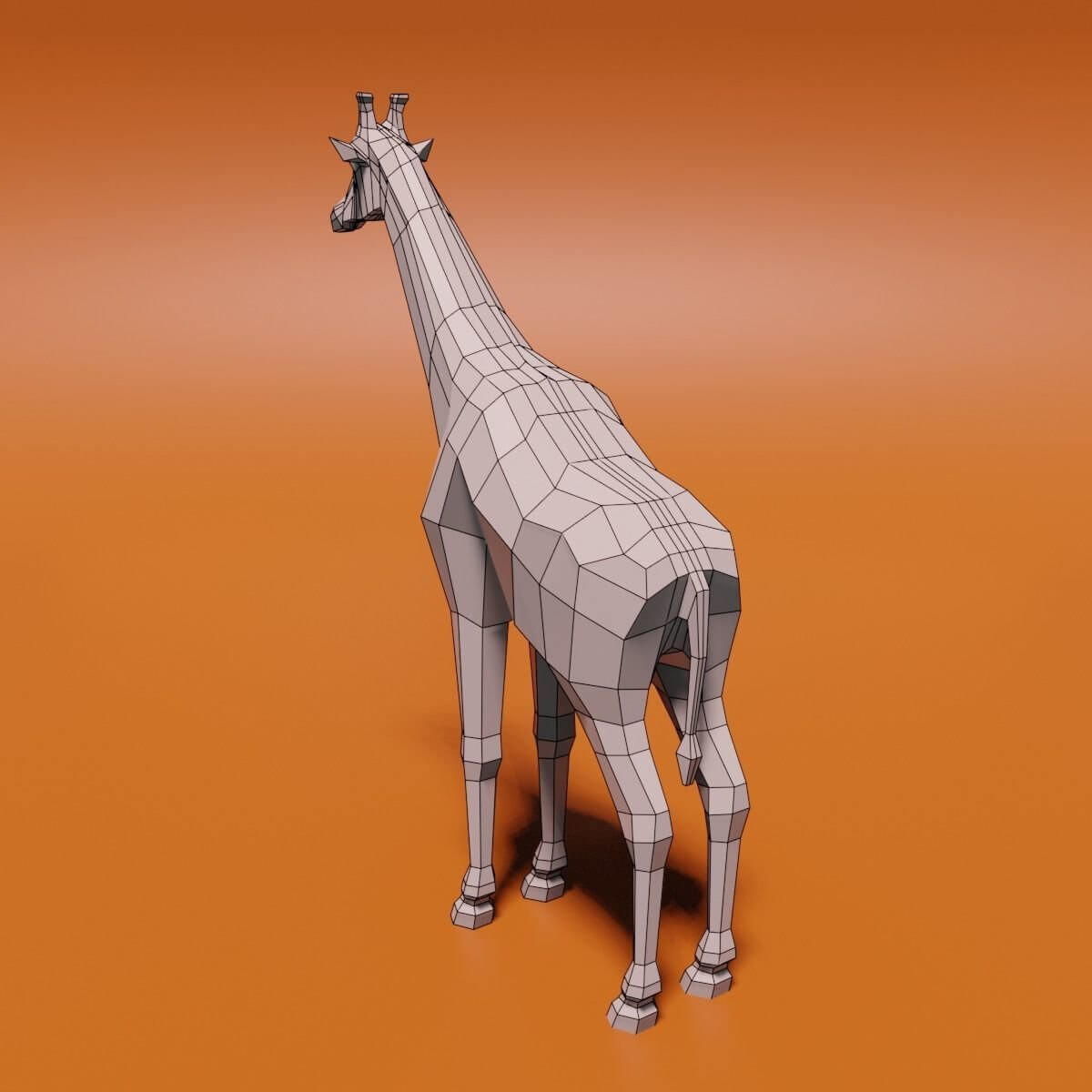 Giraffe - 3D Model by mg53