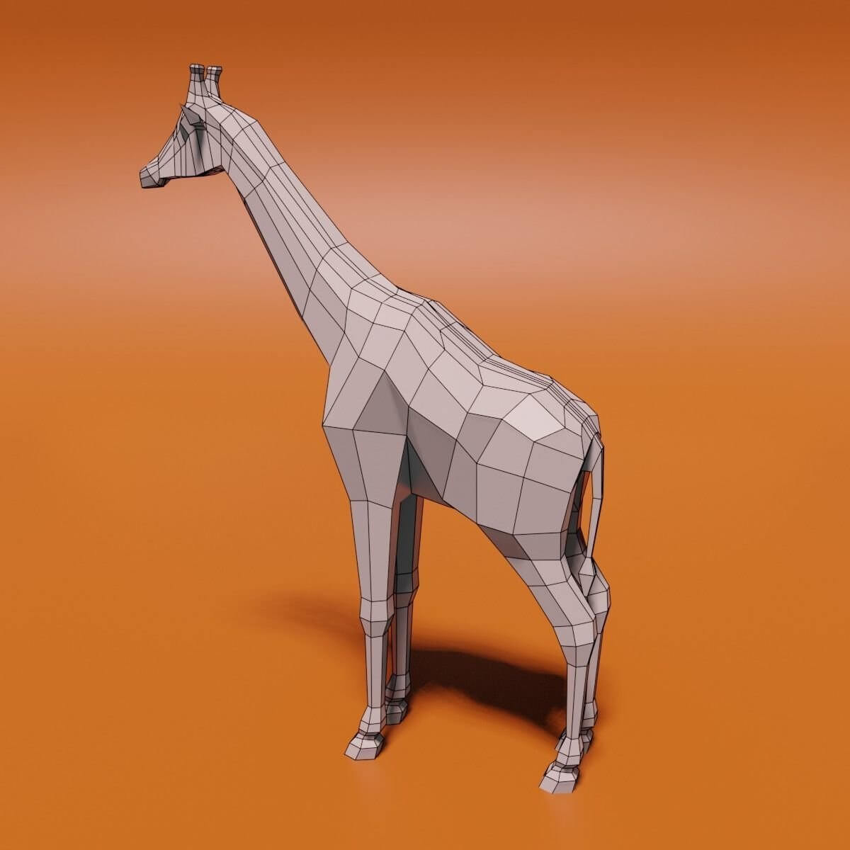 Giraffe - 3D Model by mg53