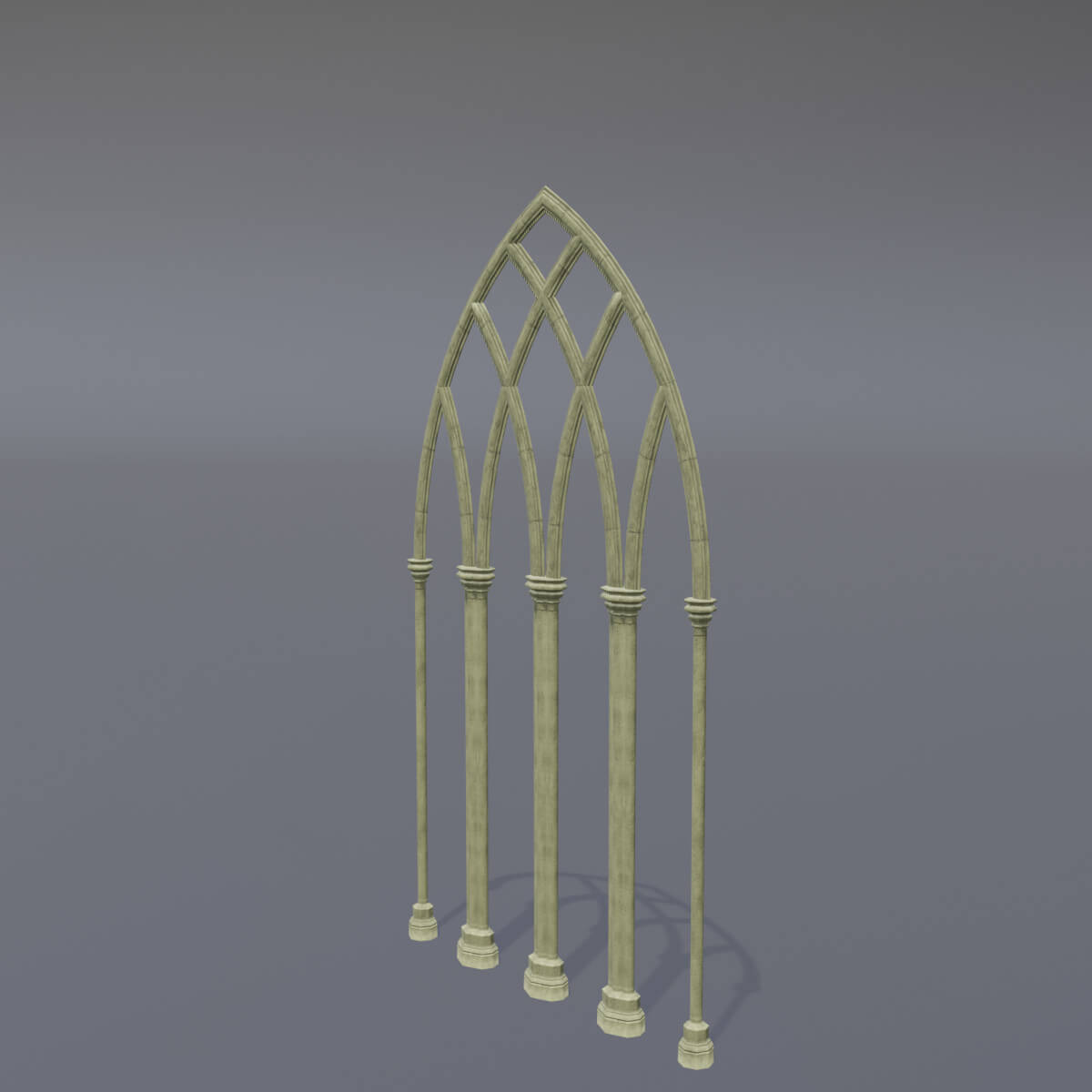 Gothic Arch 3 - 3D Model by mg53
