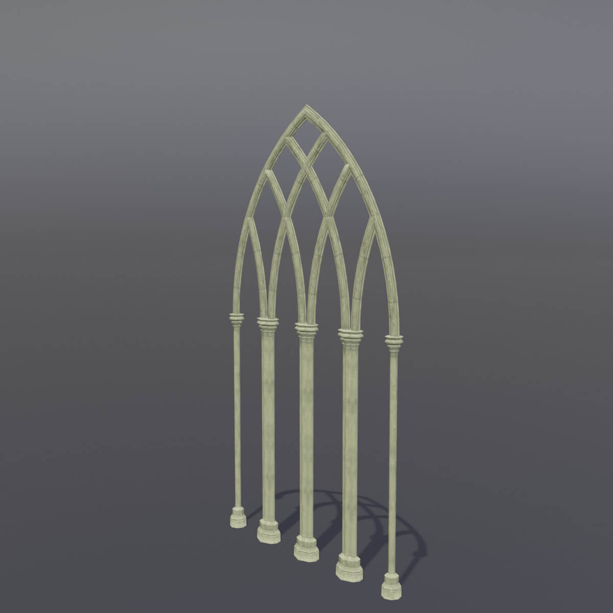 Gothic Arch 3 - 3D Model by mg53