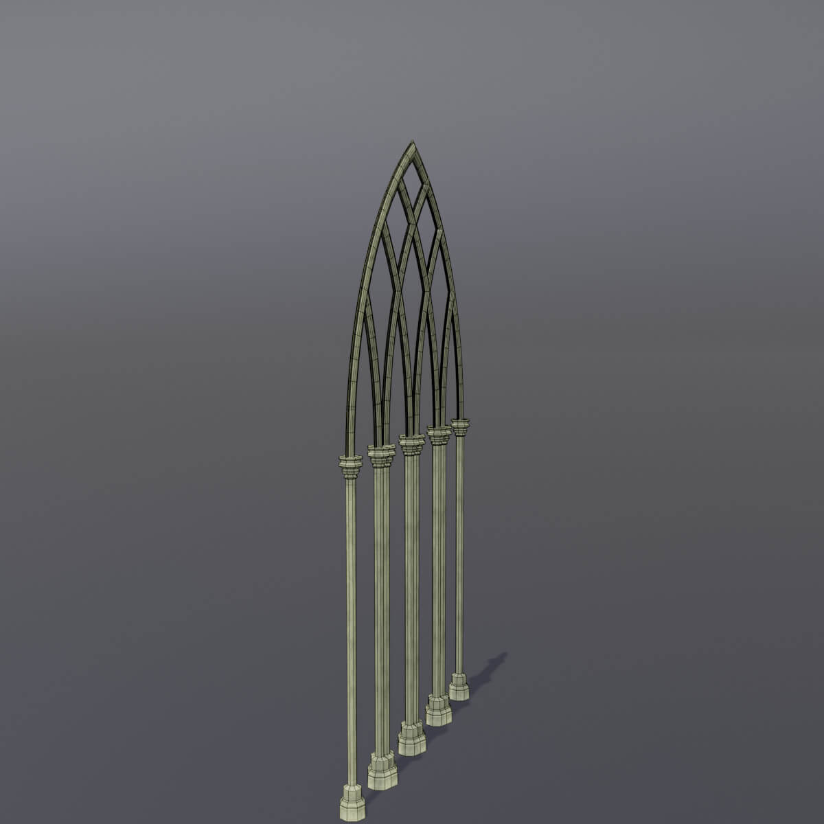Gothic Arch 3 - 3D Model by mg53