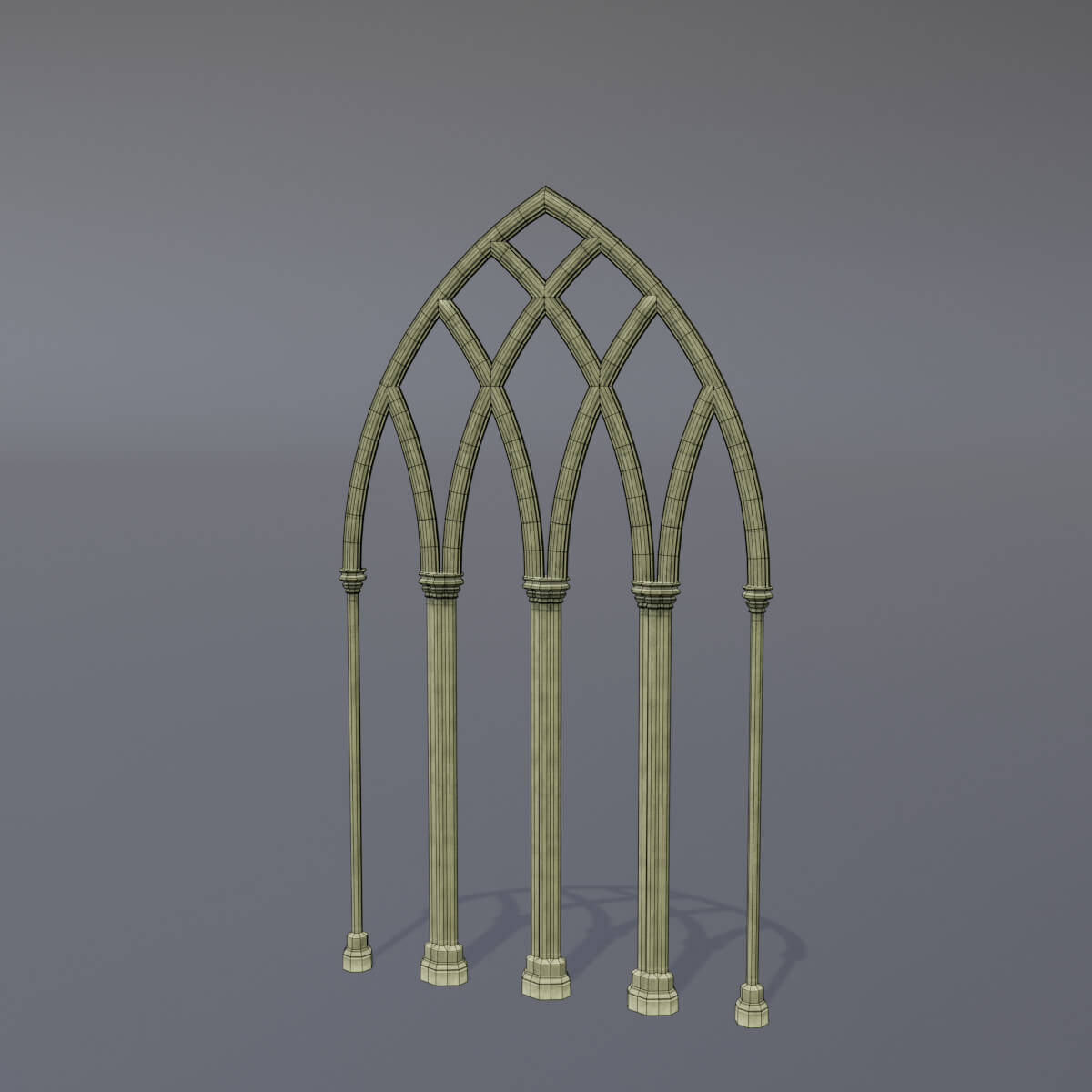 Gothic Arch 3 - 3D Model by mg53