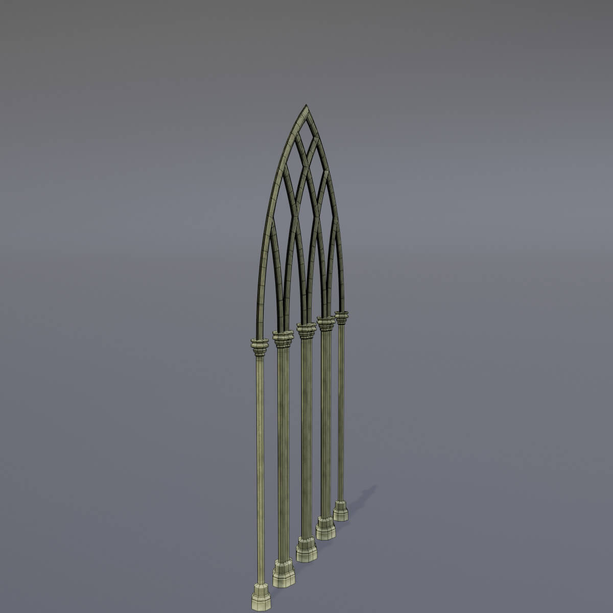 Gothic Arch 3 - 3D Model by mg53