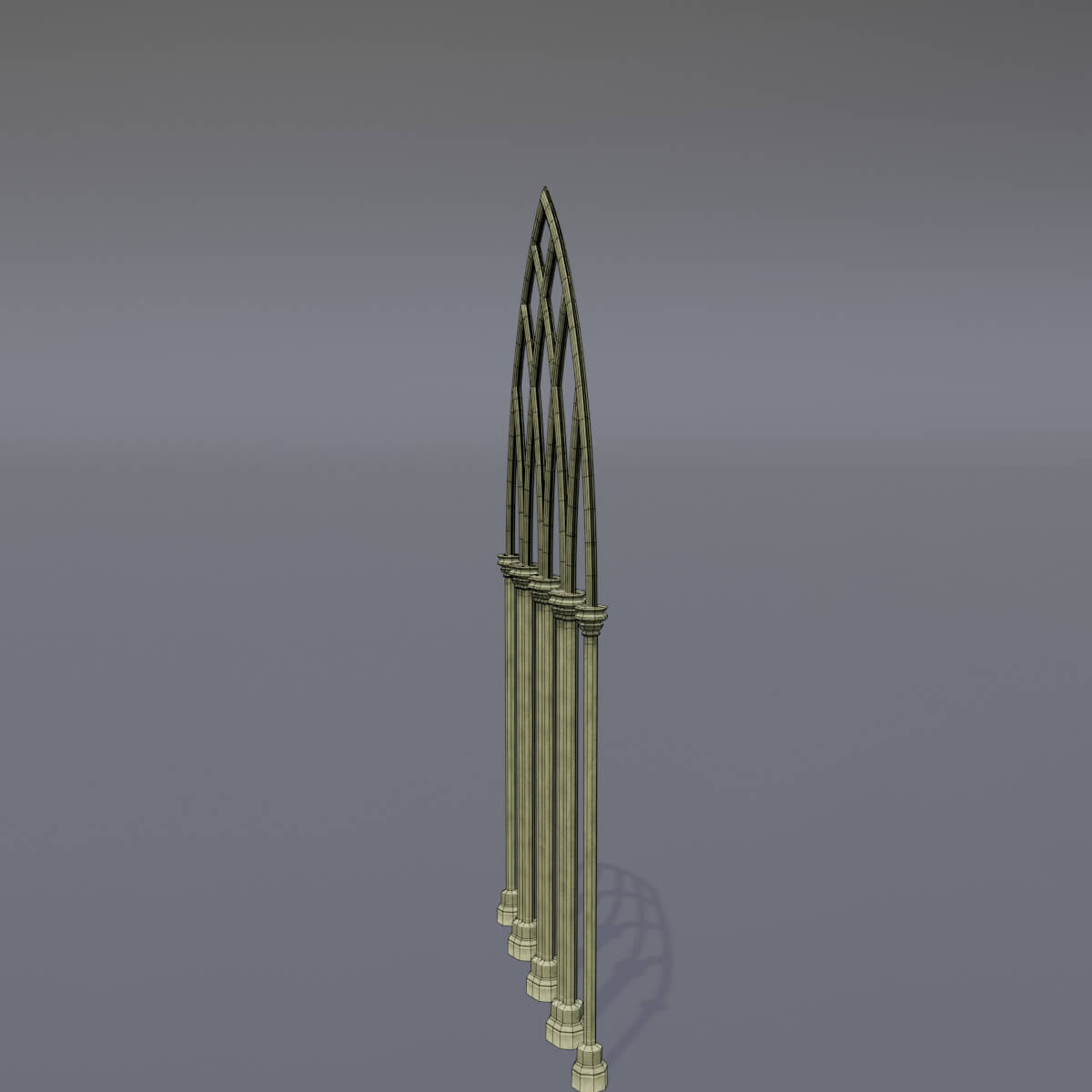 Gothic Arch 3 - 3D Model by mg53