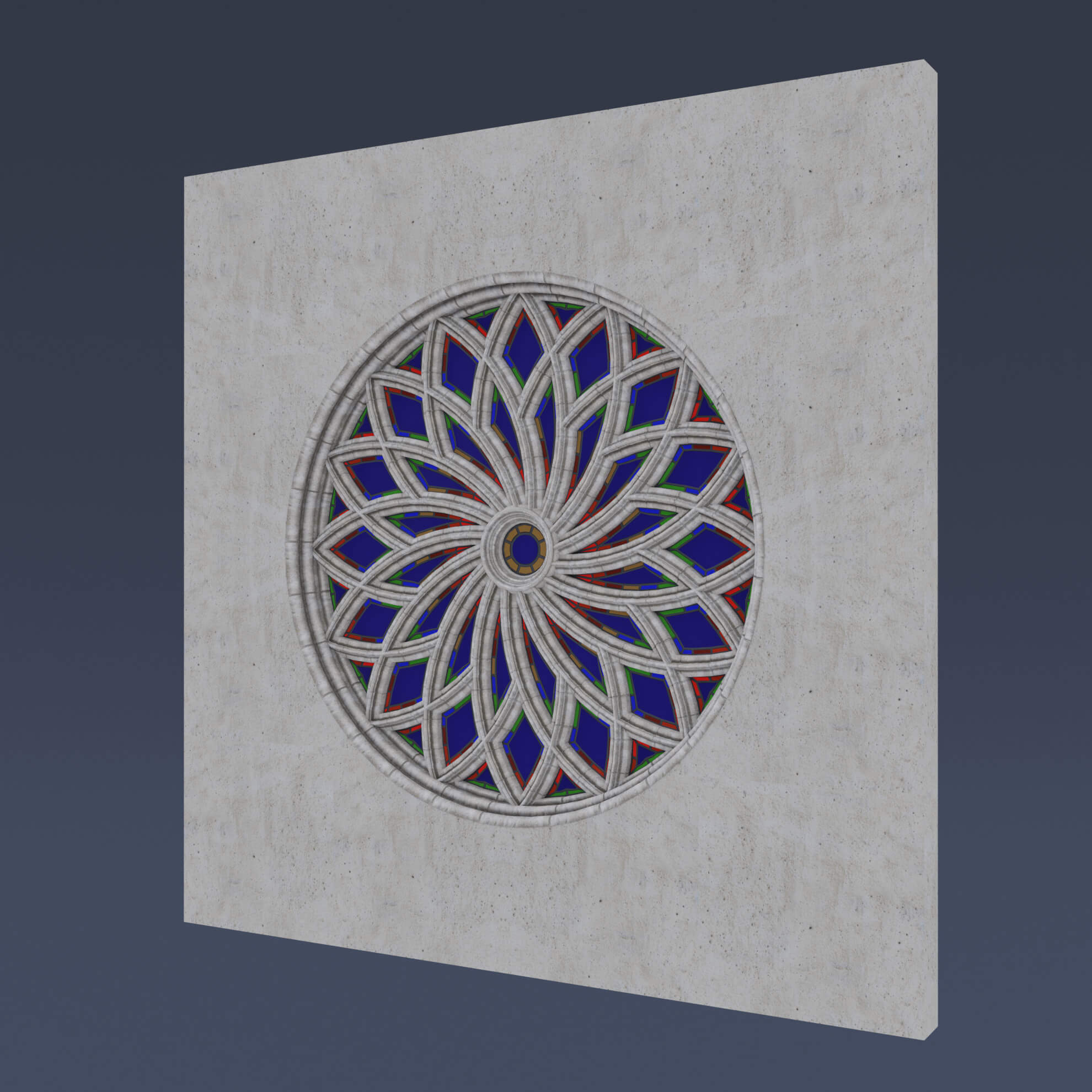 Gothic Rose Window - 3D Model by mg53