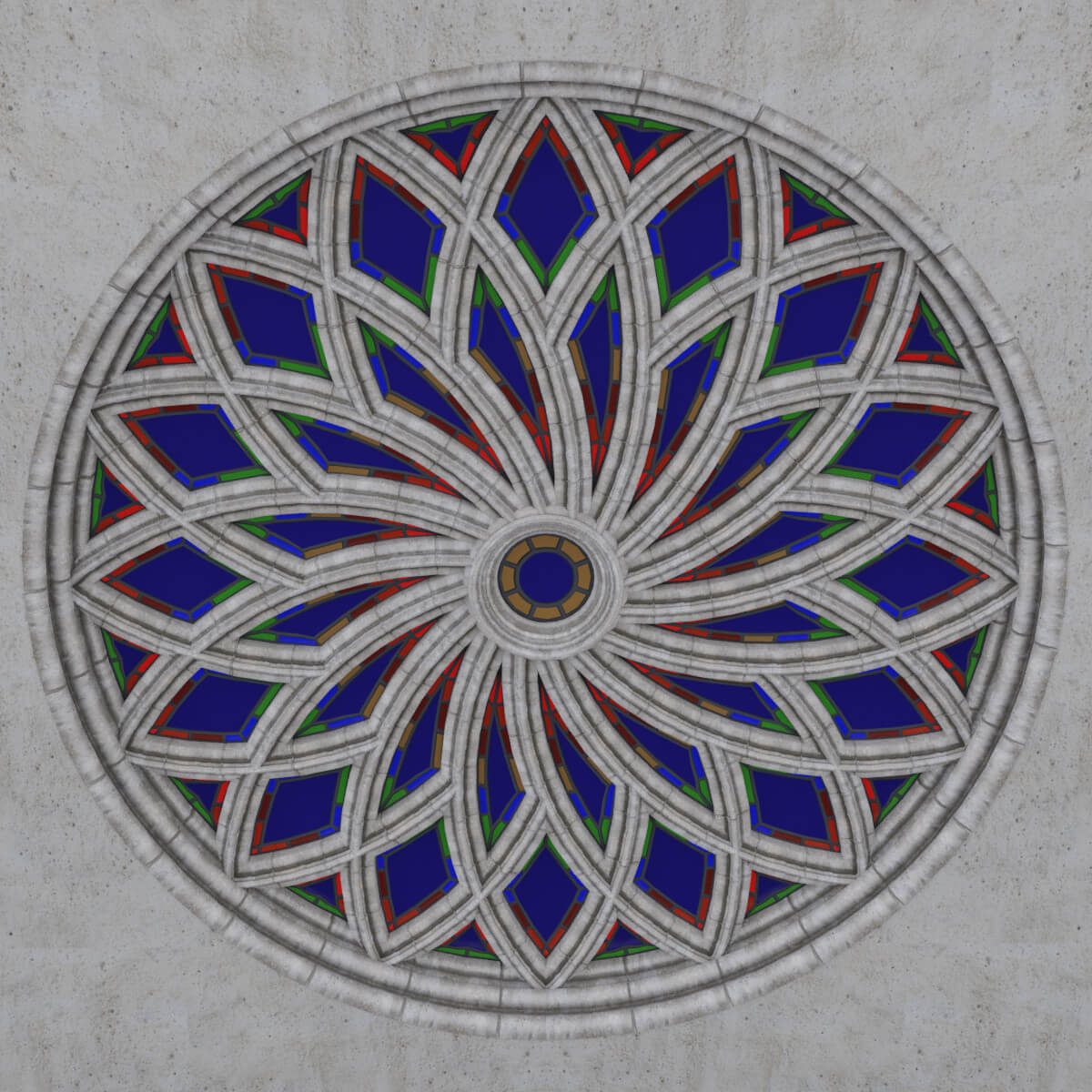 Gothic Rose Window - 3D Model by mg53