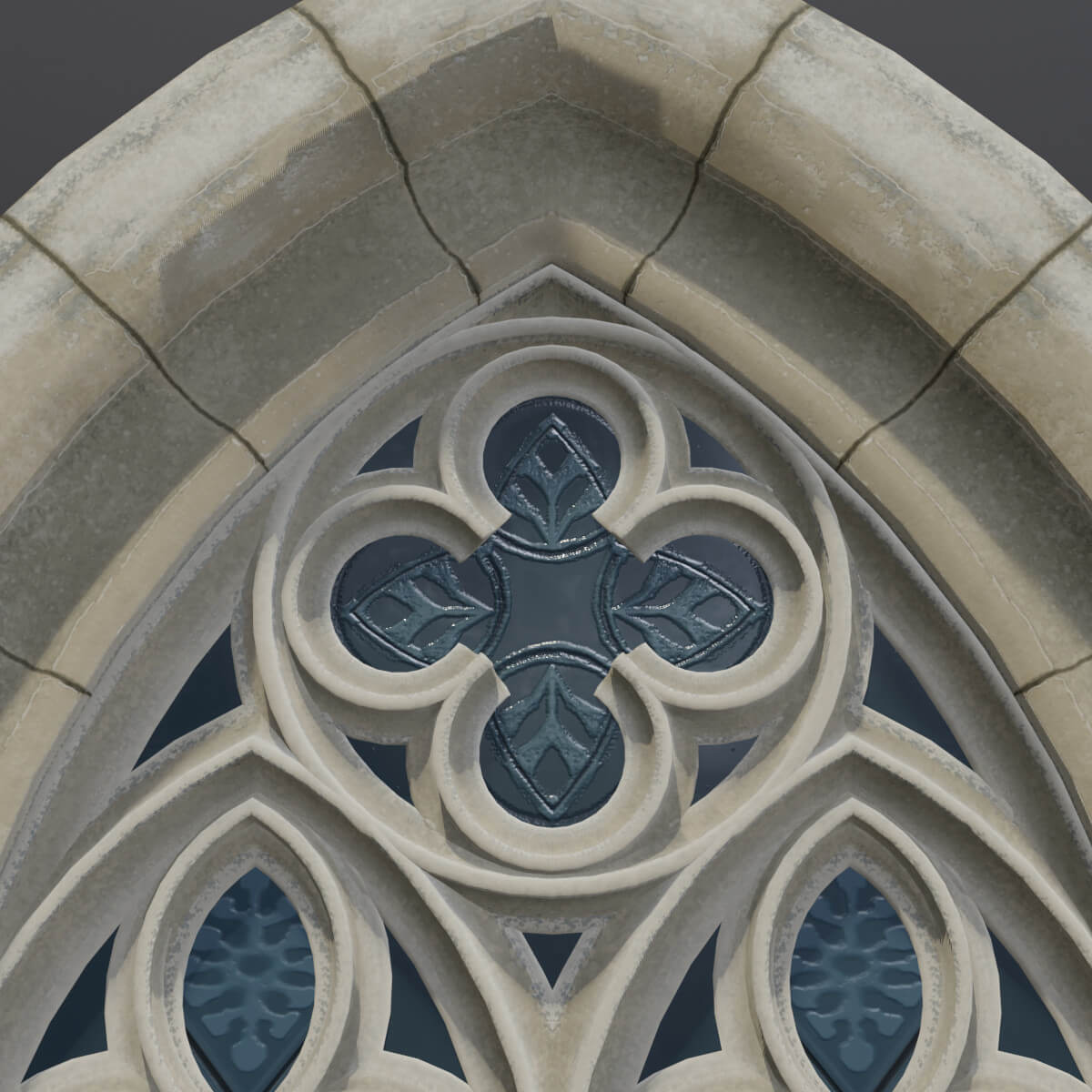 Gothic Window - 3D Model by mg53