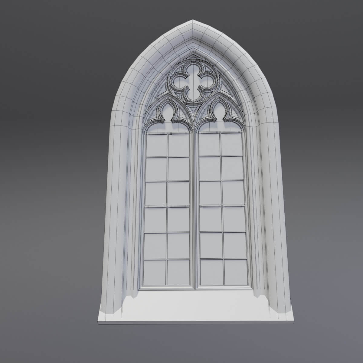 Gothic Window - 3D Model by mg53