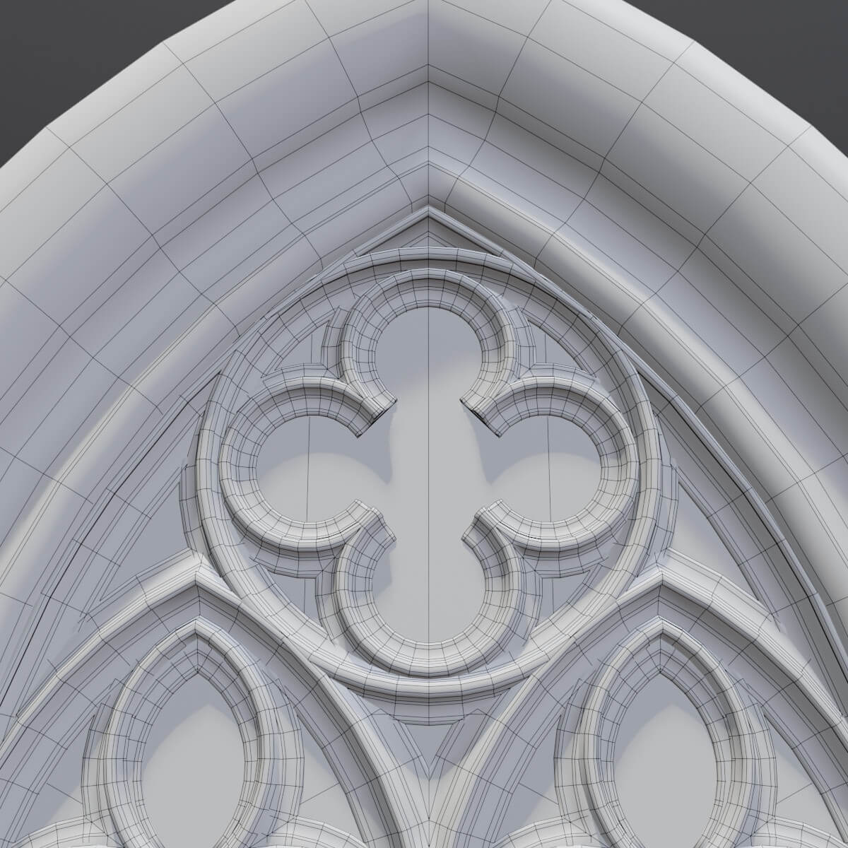 Gothic Window - 3D Model by mg53