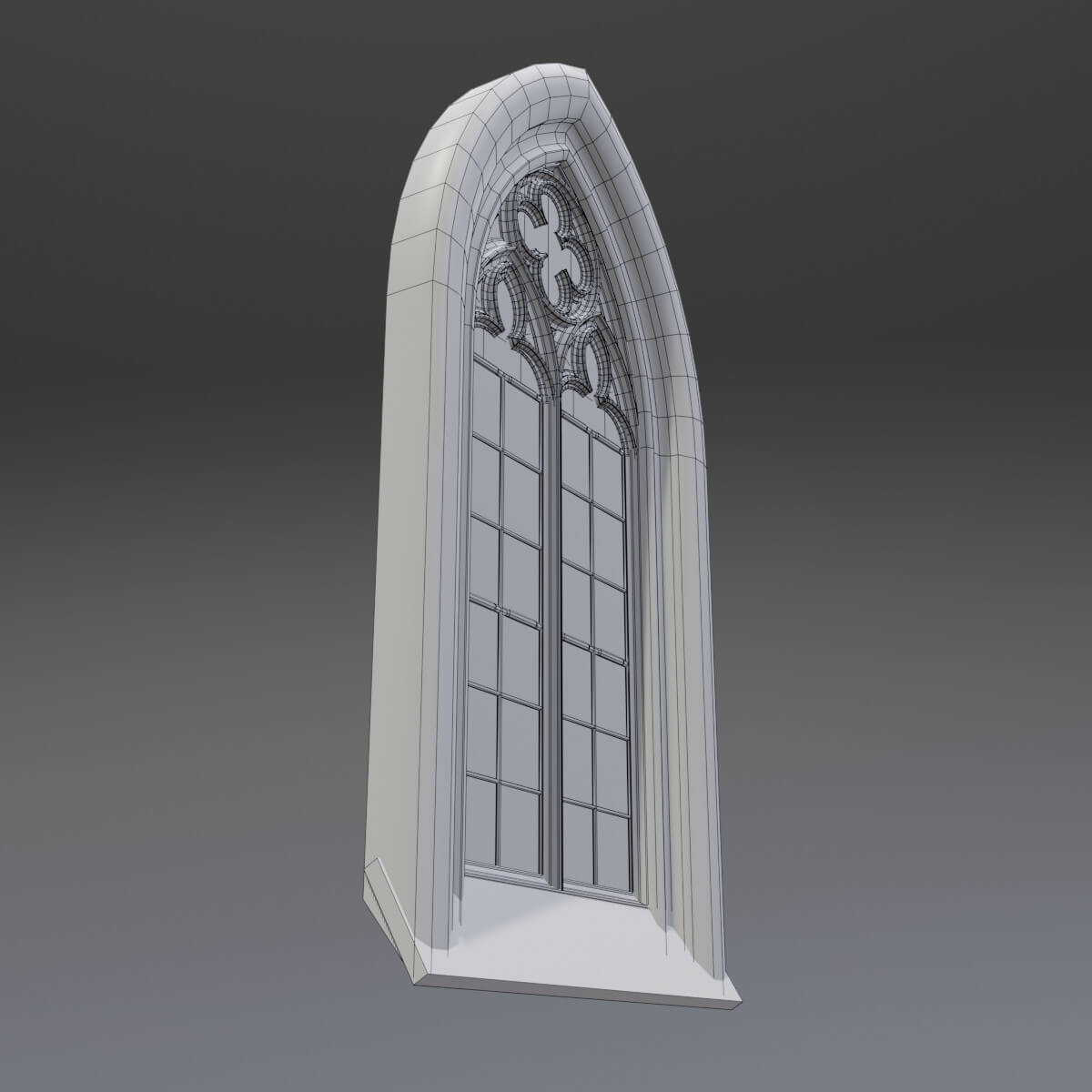 Gothic Window - 3D Model by mg53