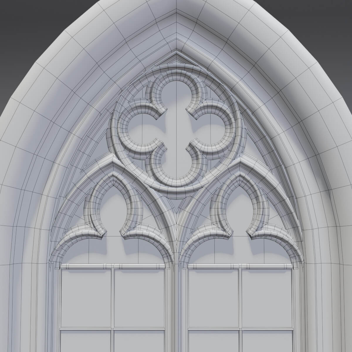 Gothic Window - 3D Model by mg53