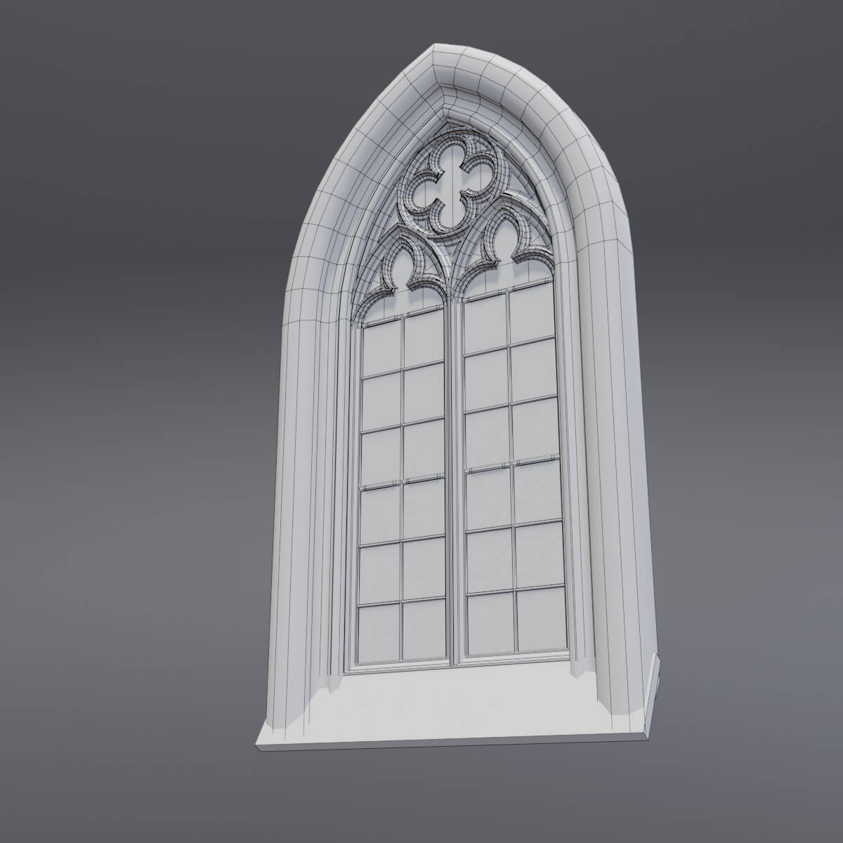 Gothic Window - 3D Model by mg53