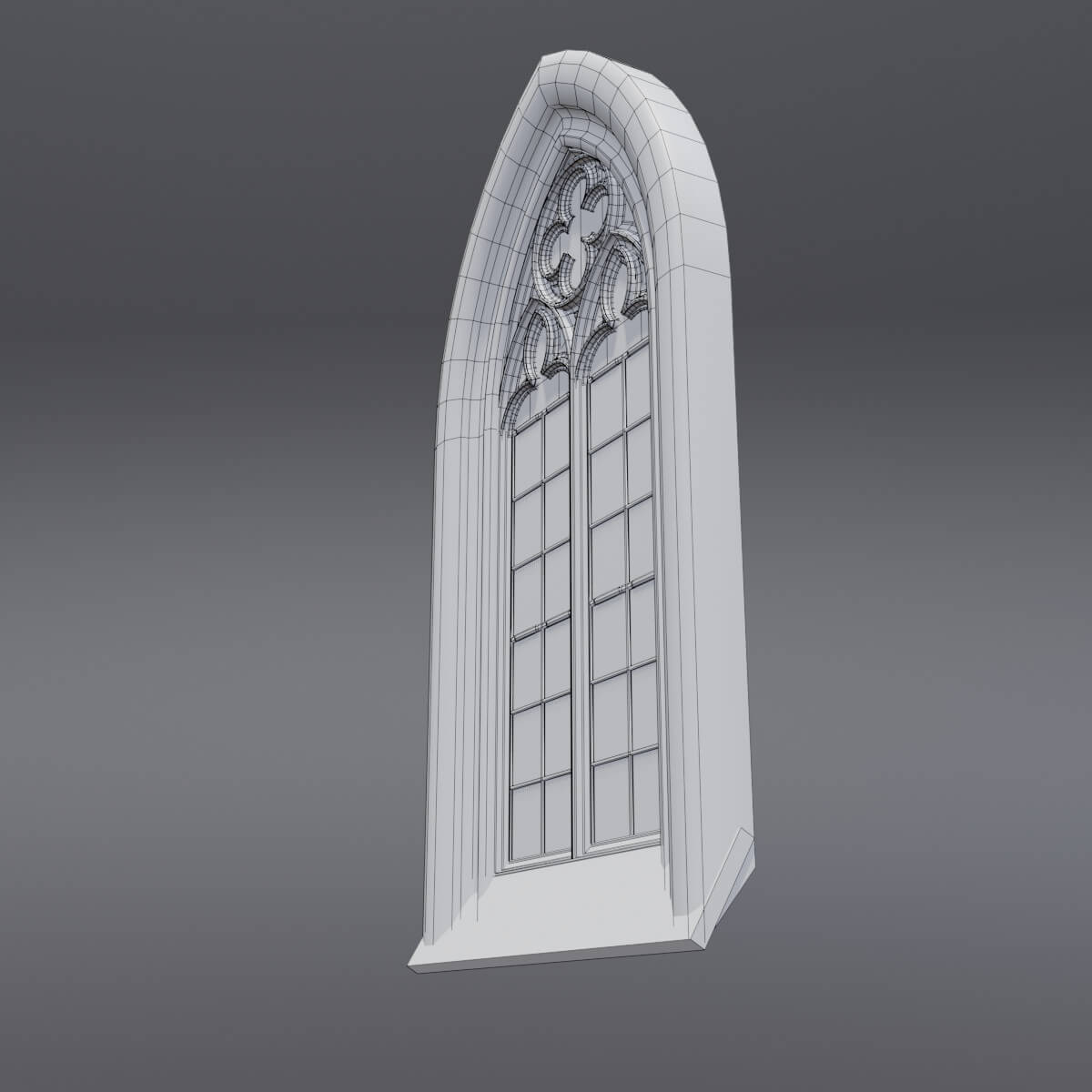 Gothic Window - 3D Model by mg53