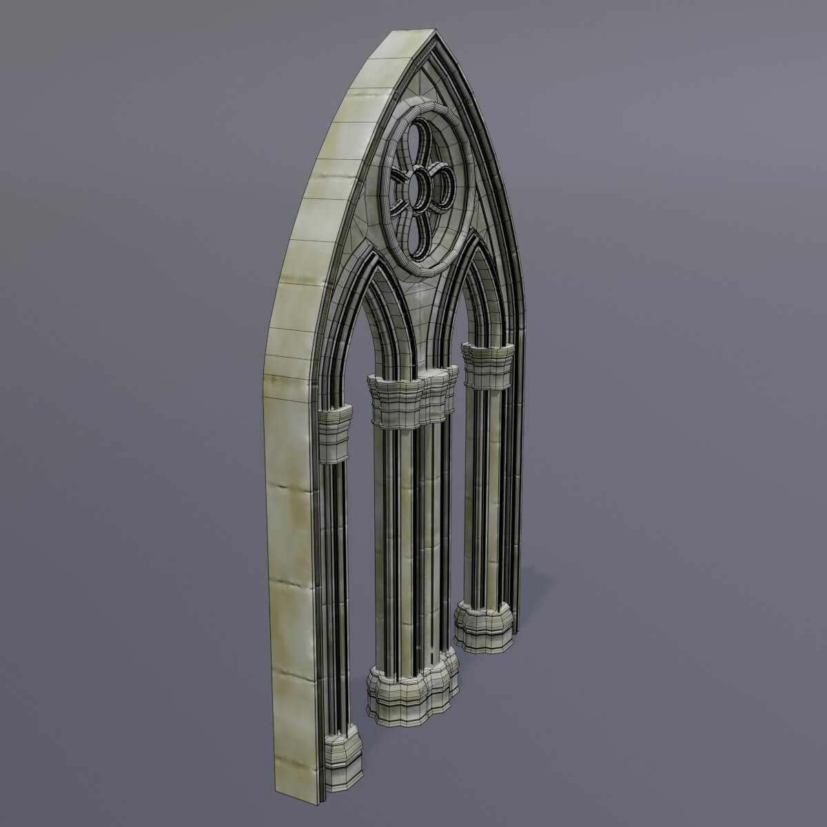 Gothic Arch 1 - 3D Model by mg53