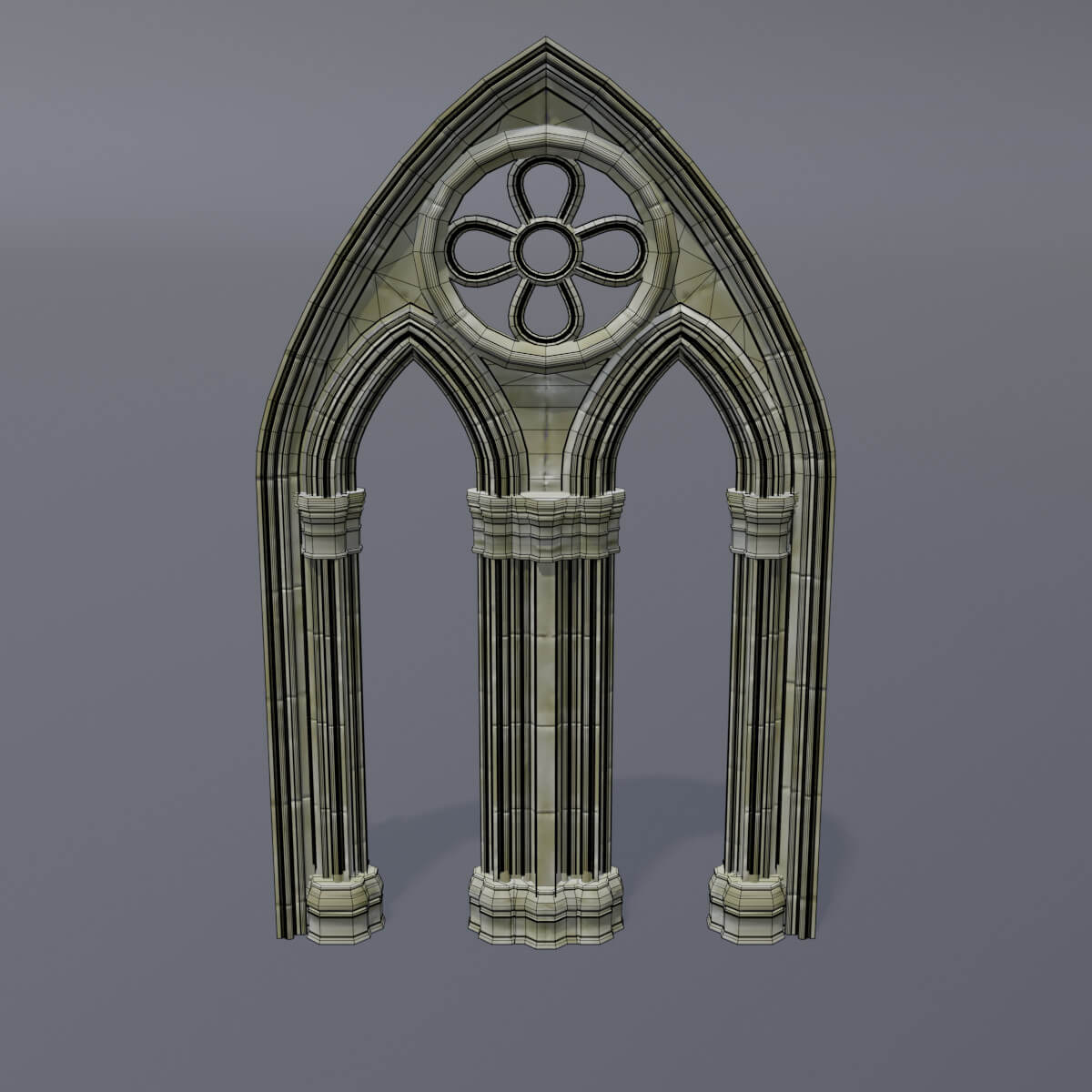 Gothic Arch 1 - 3D Model by mg53