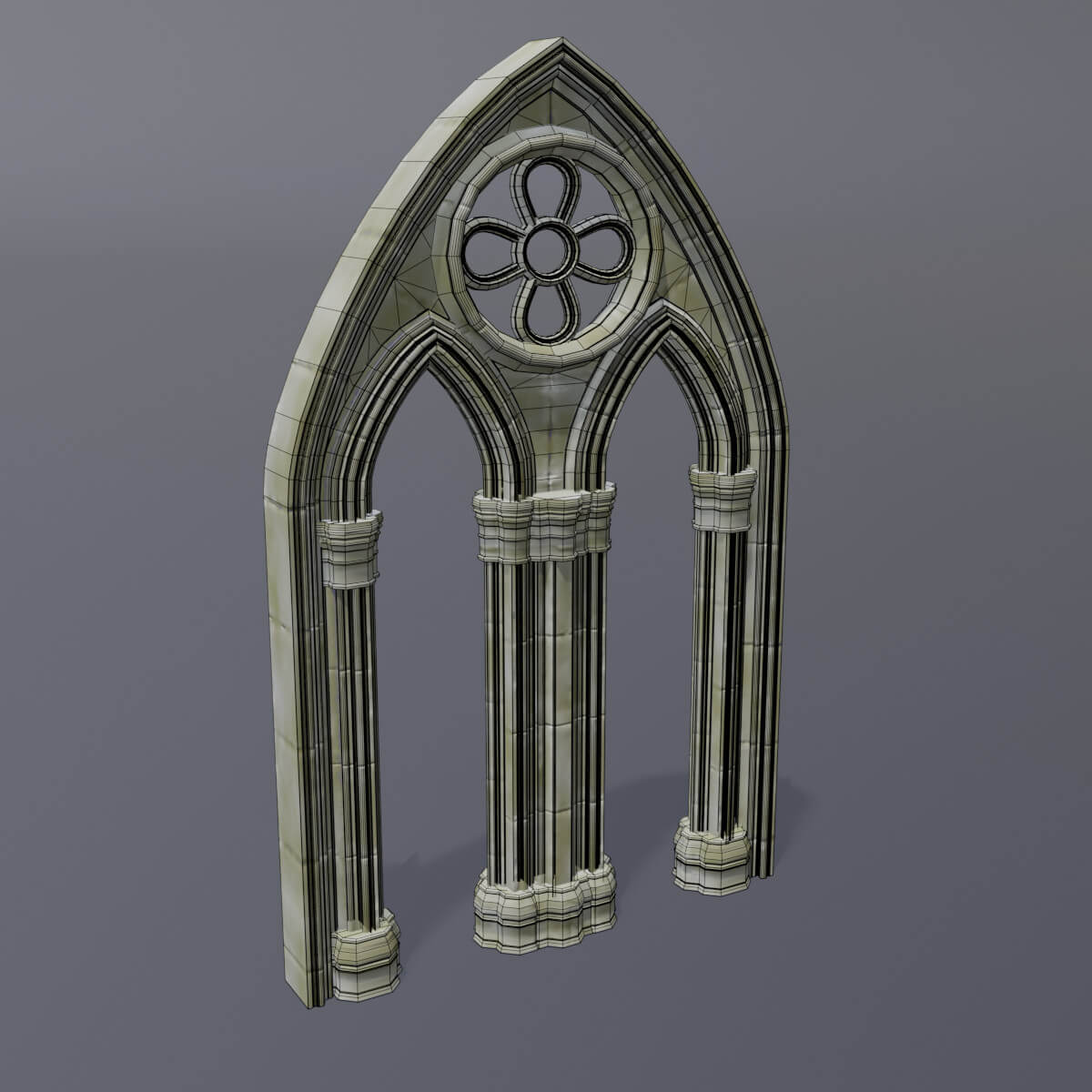 Gothic Arch 1 - 3D Model by mg53