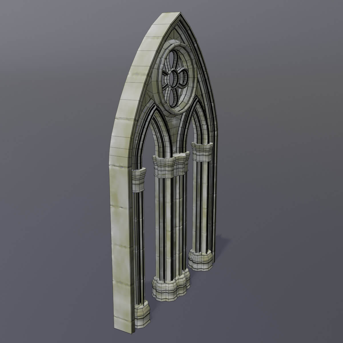 Gothic Arch 1 - 3D Model by mg53
