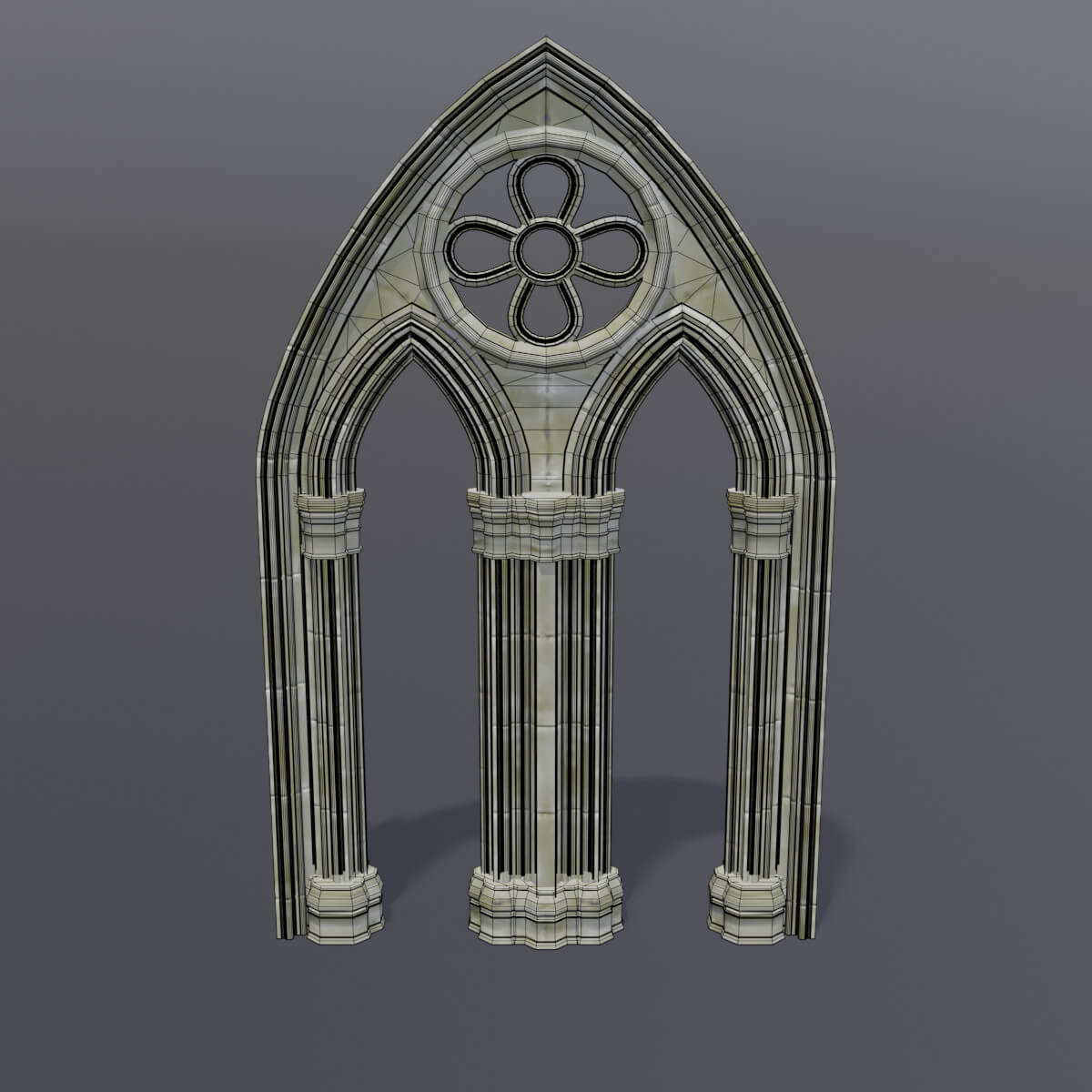 Gothic Arch 1 - 3D Model by mg53