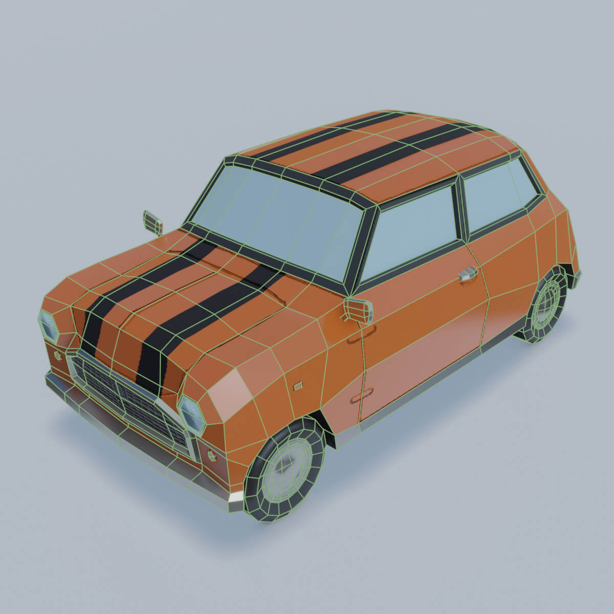 Car - Hatchback 3D Model by mg53