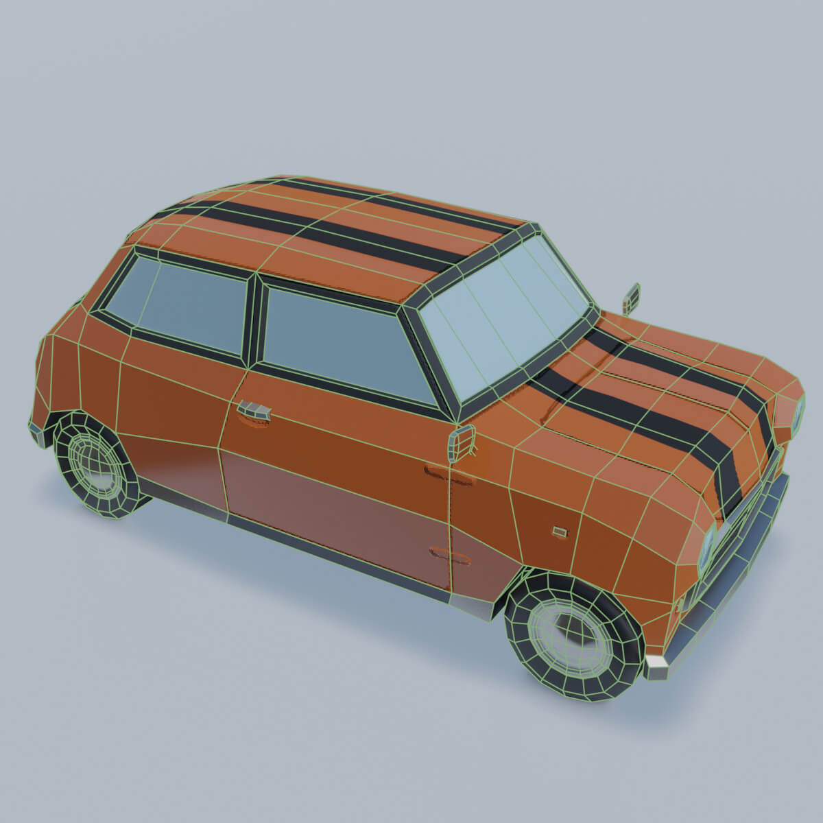 Car - Hatchback 3D Model by mg53