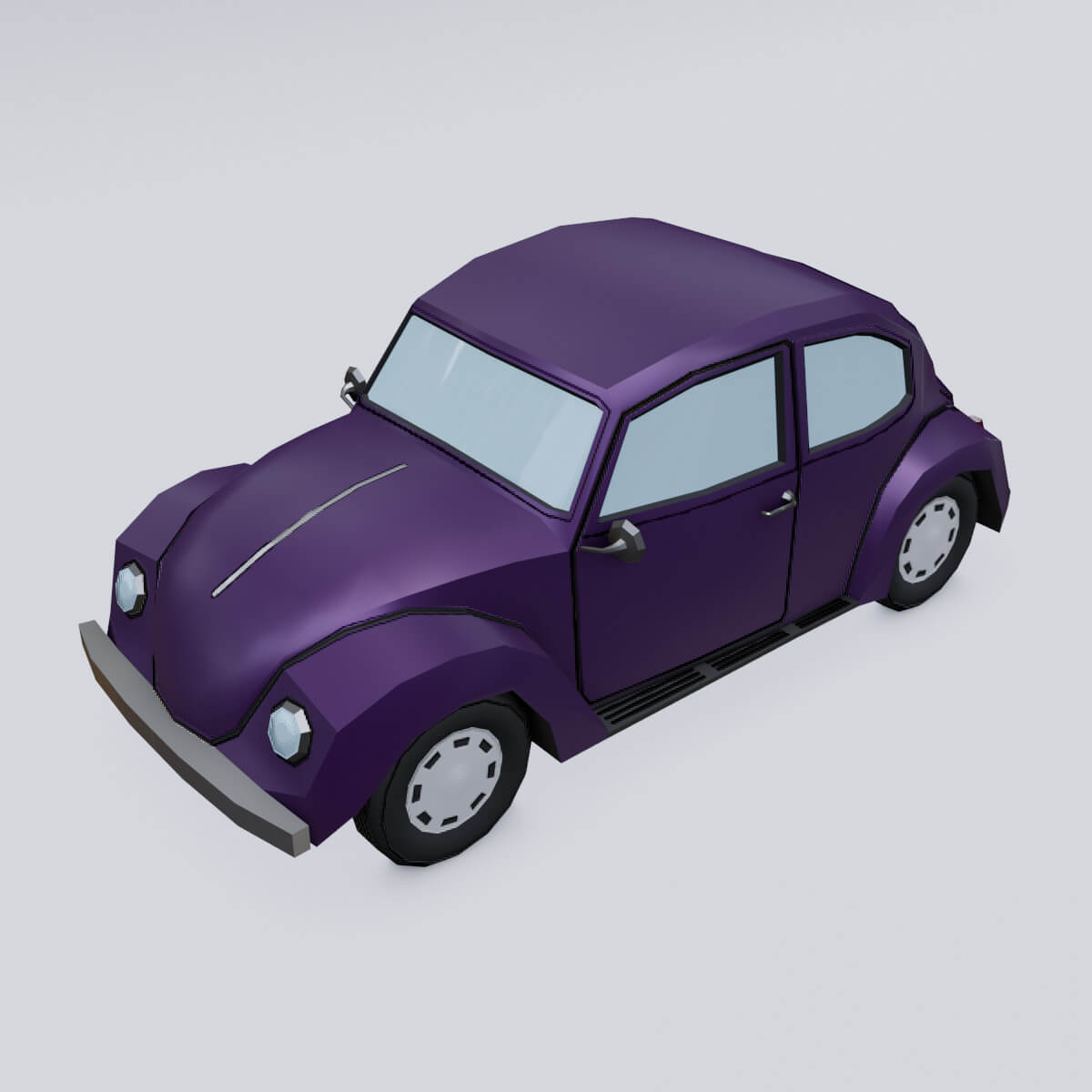 Cartoon Car - 3D Model by mg53