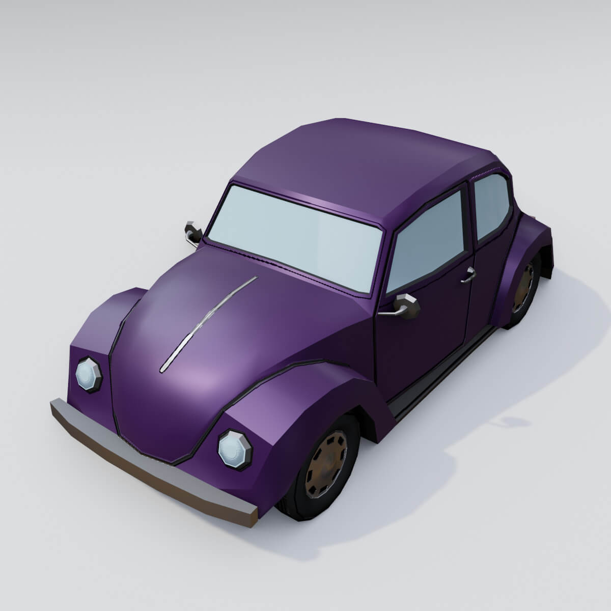 Cartoon Car - 3D Model by mg53