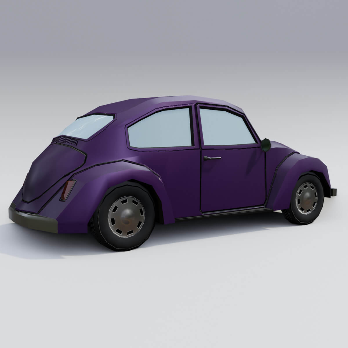 Cartoon Car - 3D Model by mg53