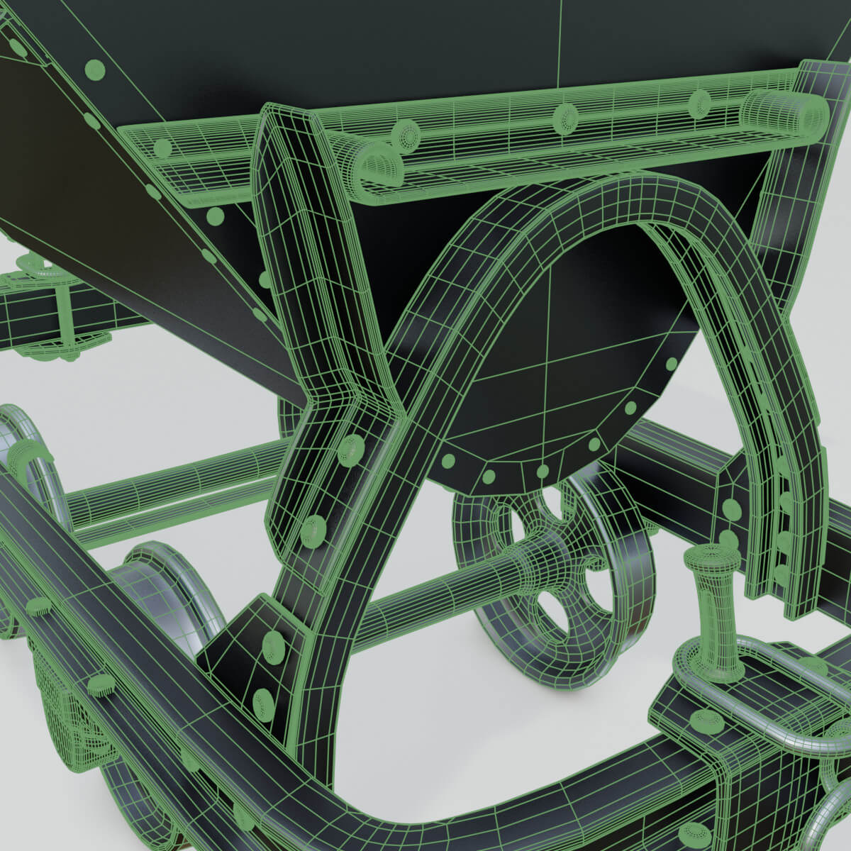 Mining Cart - 3D Model by mg53