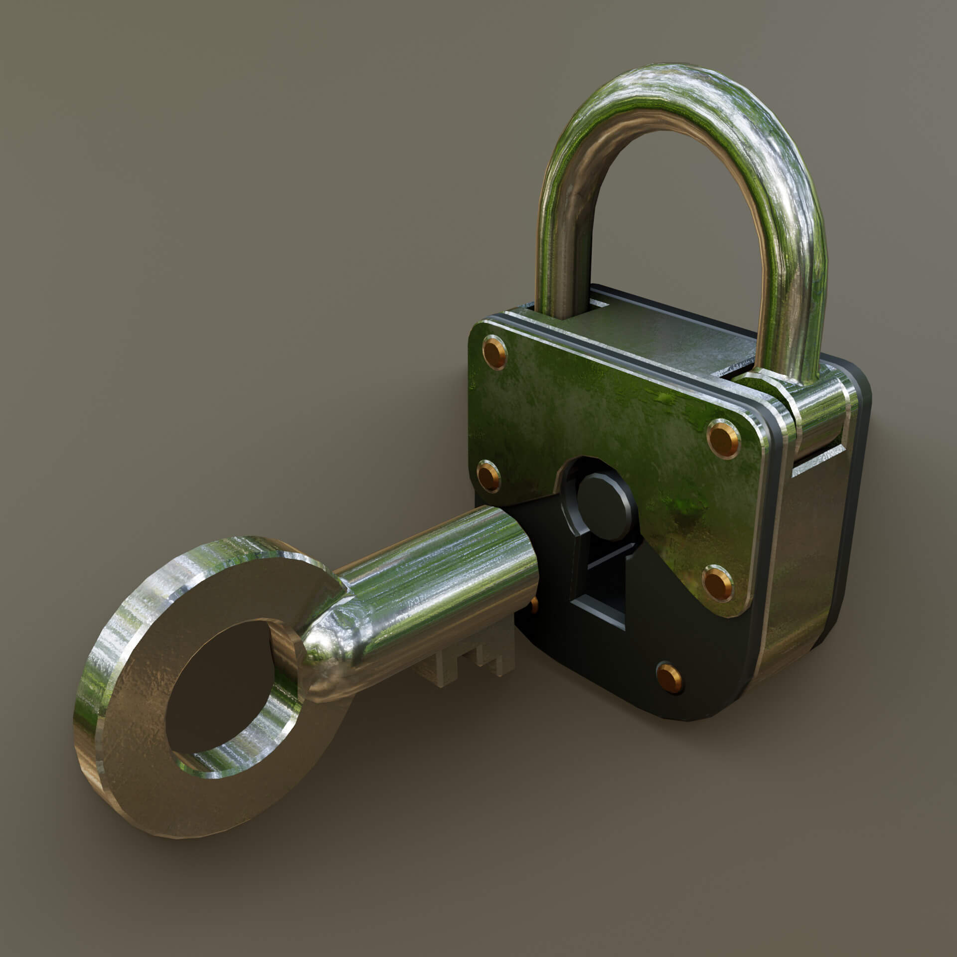 Padlock - 3D Model by mg53