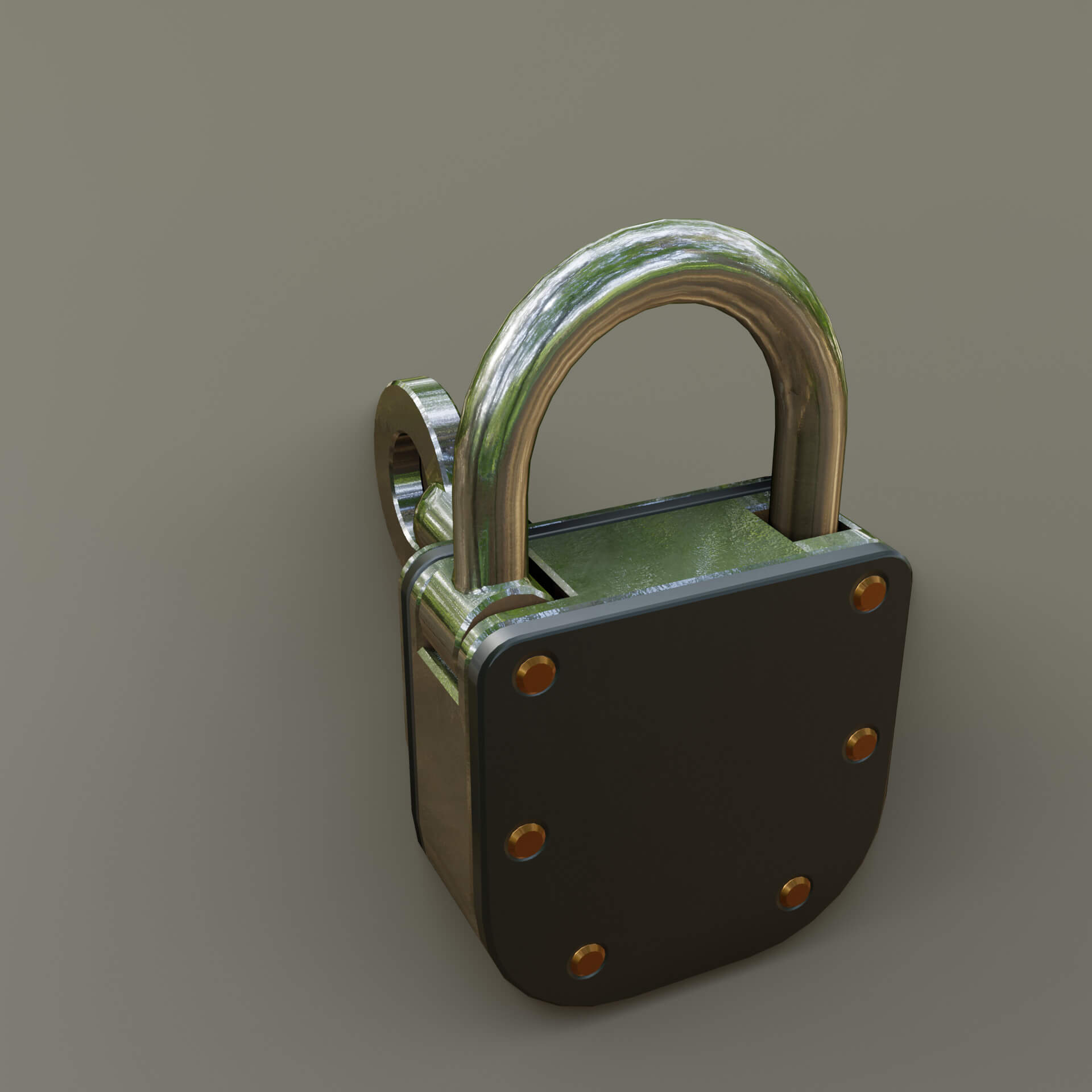 Padlock - 3D Model by mg53