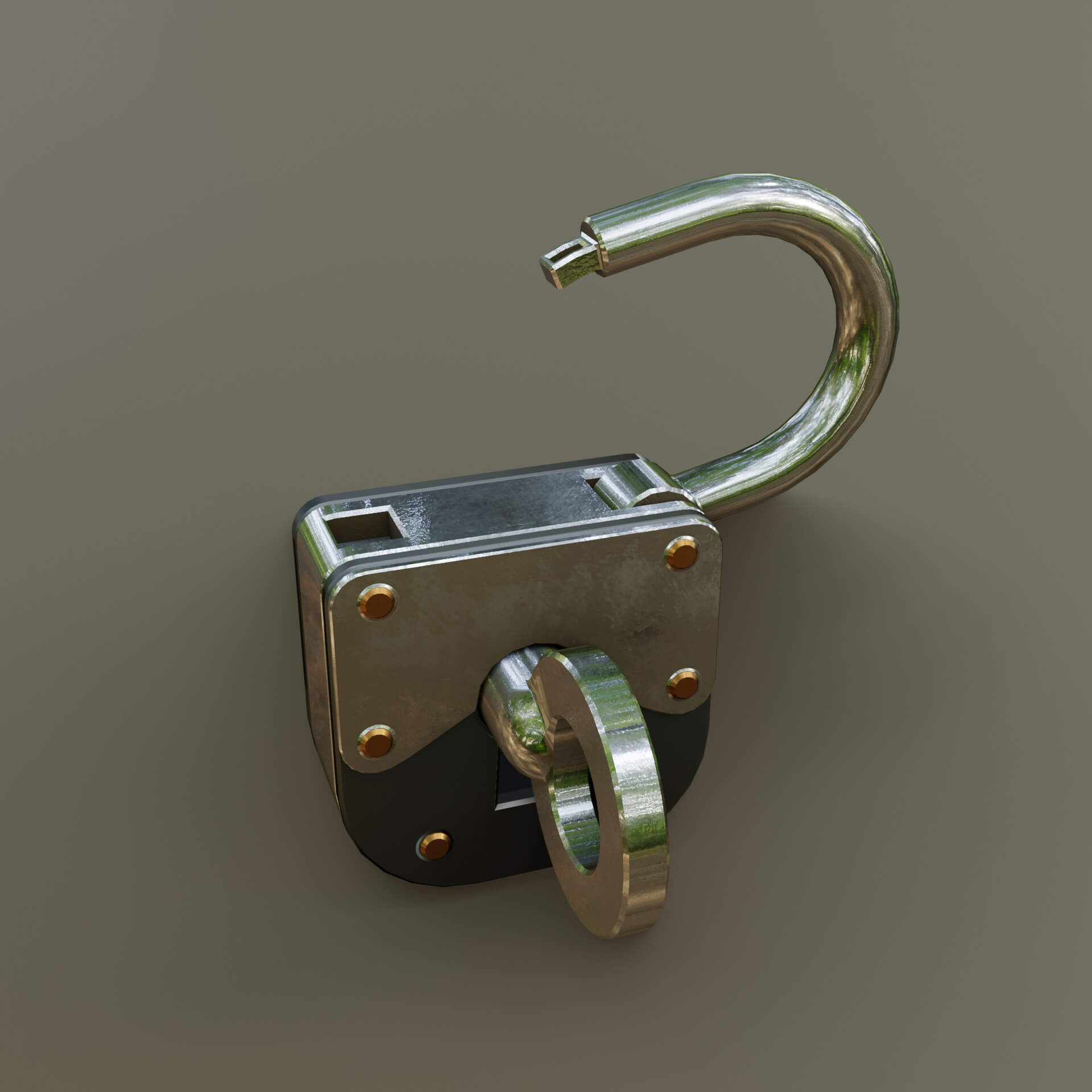 Padlock - 3D Model by mg53