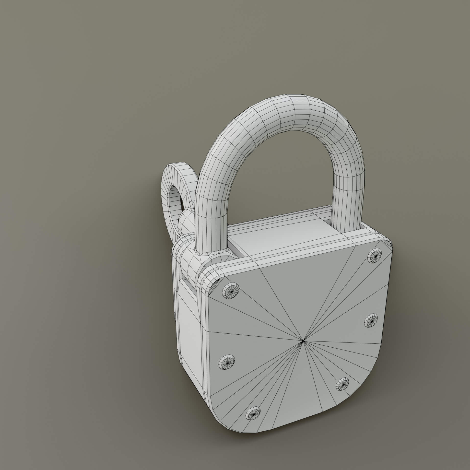Padlock - 3D Model by mg53