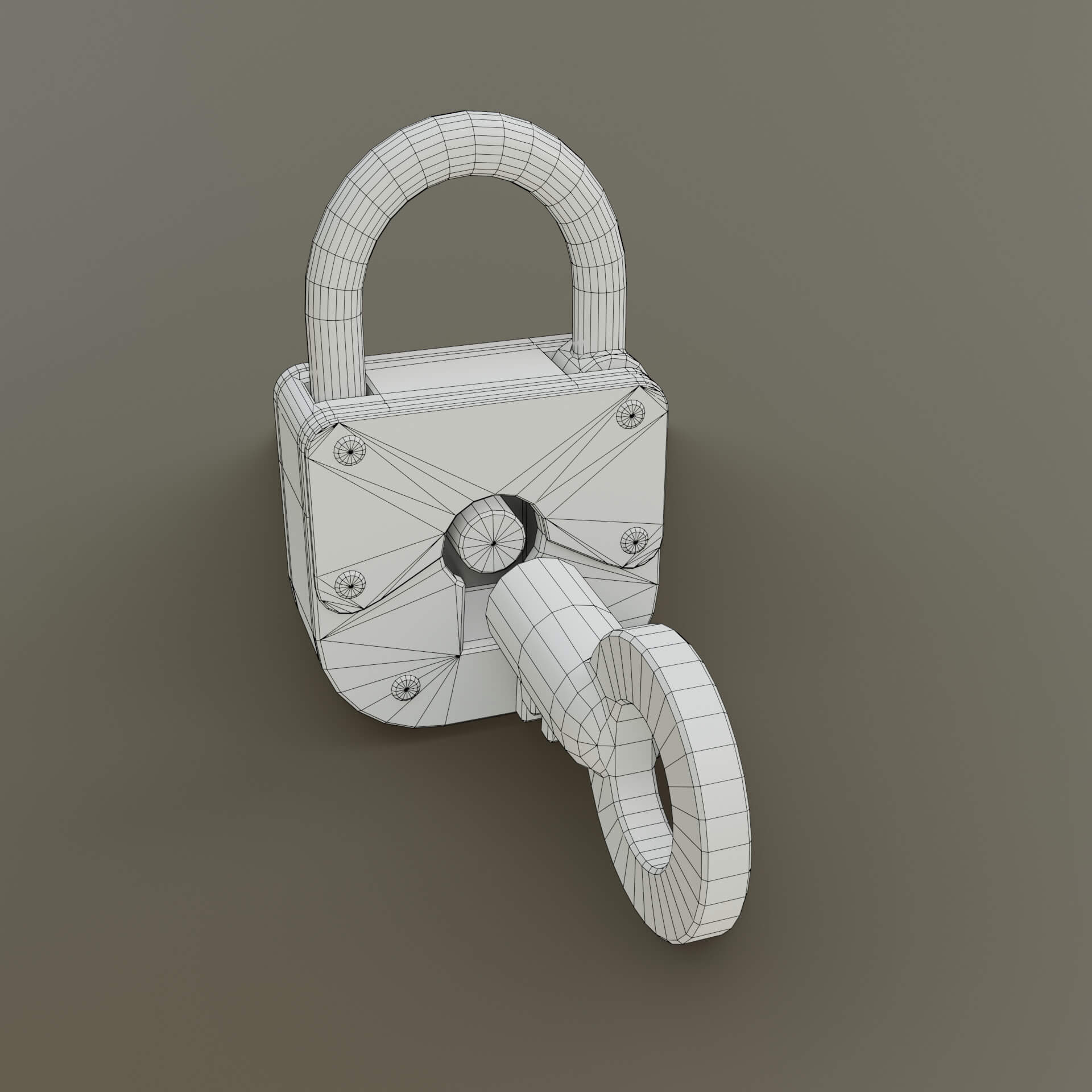 Padlock - 3D Model by mg53