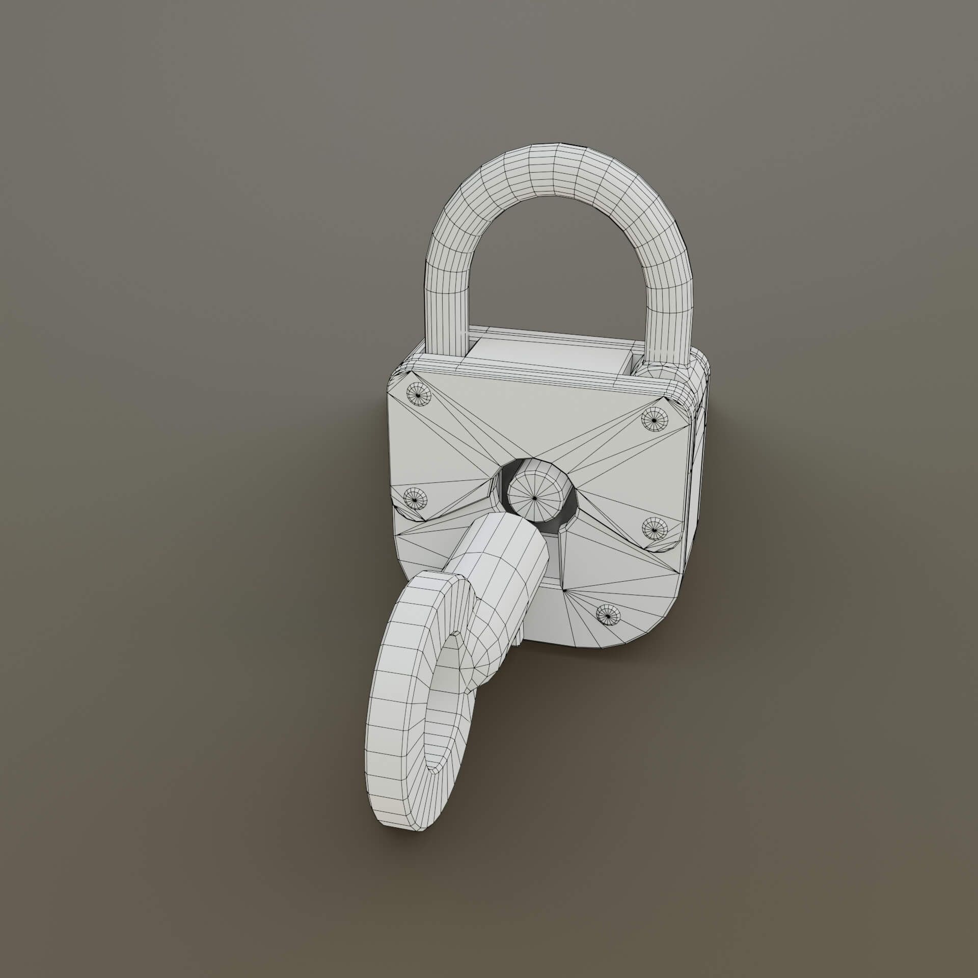 Padlock - 3D Model by mg53