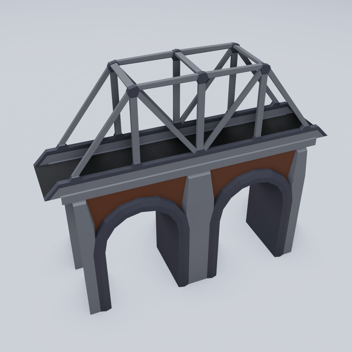 Railroad Bridges Kit - 3D Model by mg53