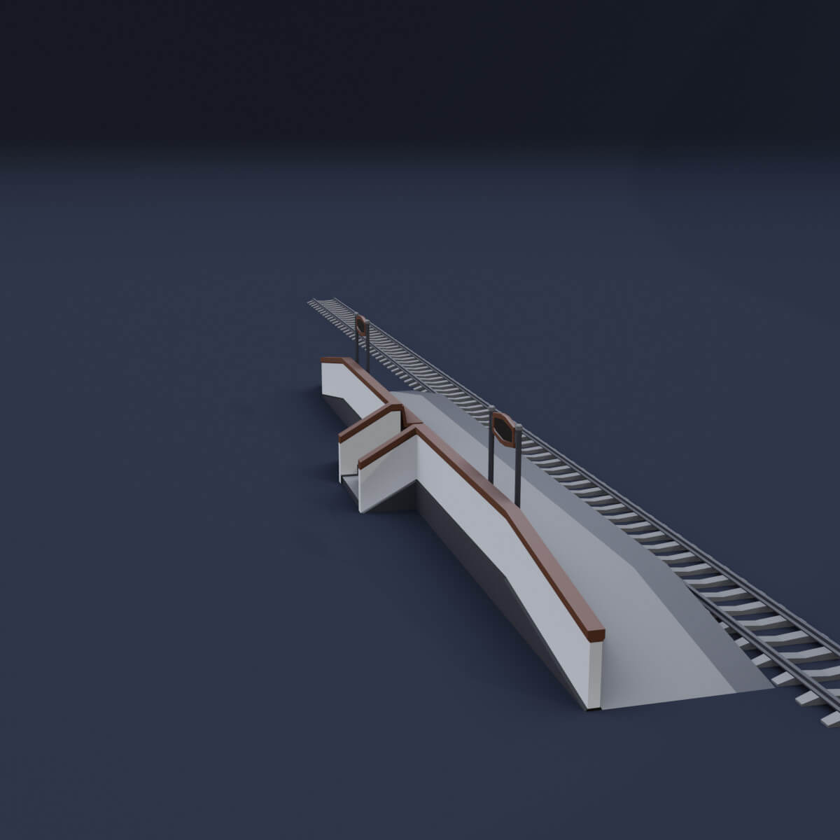 Railway Stations - 3D Model by mg53