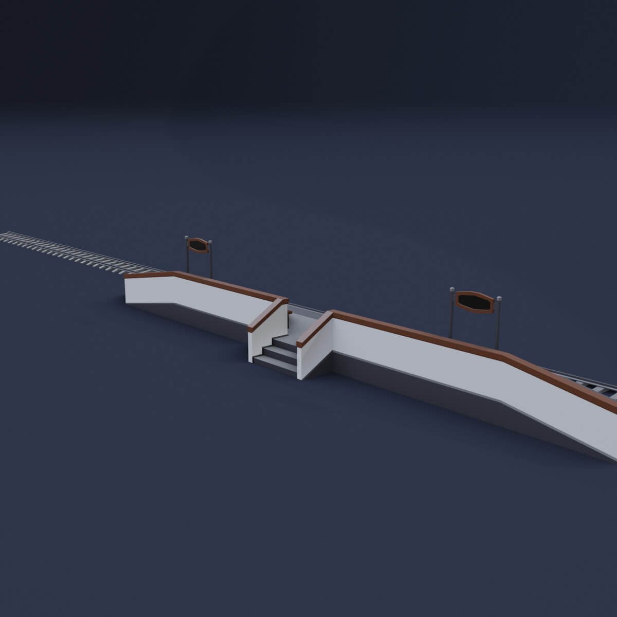 Railway Stations - 3D Model by mg53