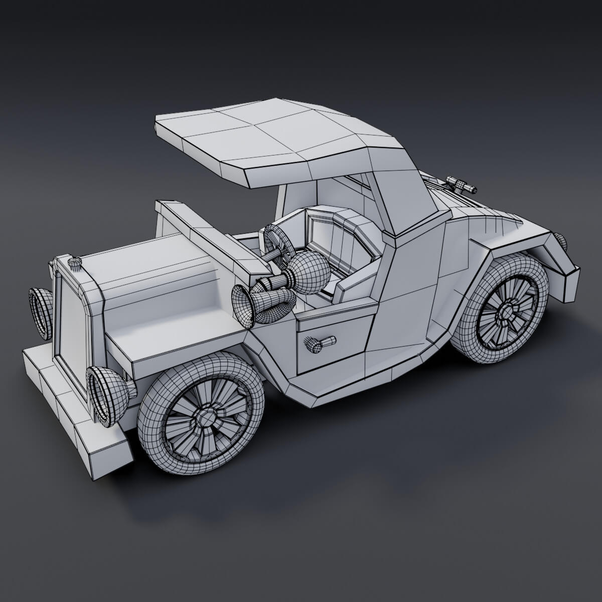 Roadster - 3D Model by mg53