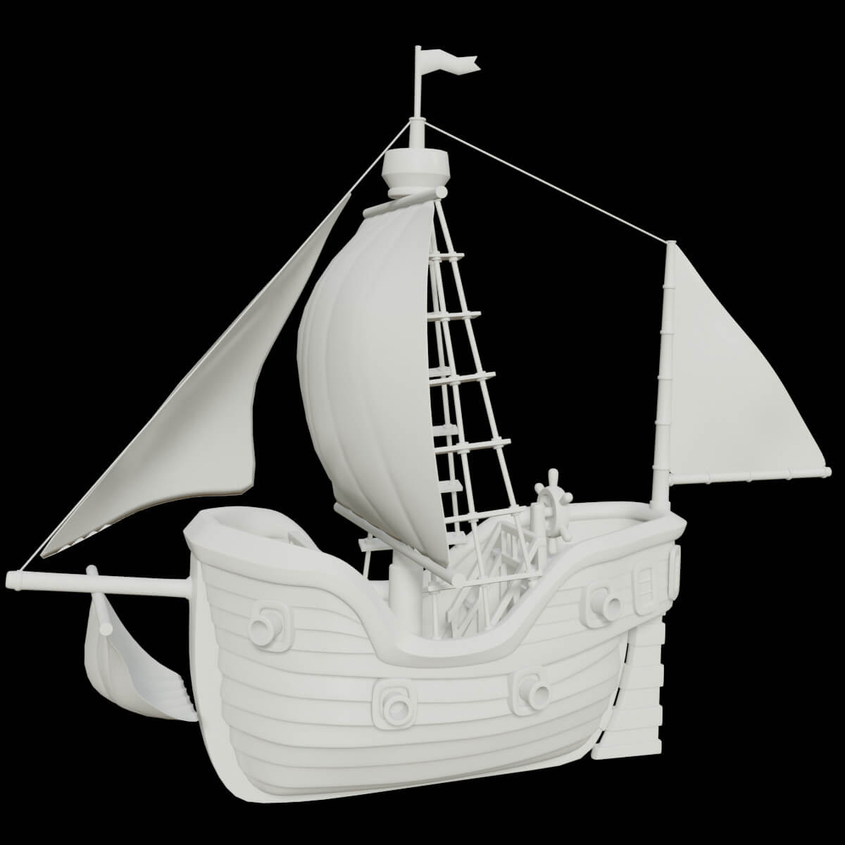 Sailing Ship - 3D Model by mg53