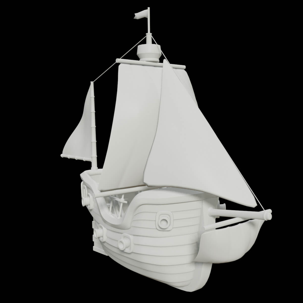 Sailing Ship - 3D Model by mg53