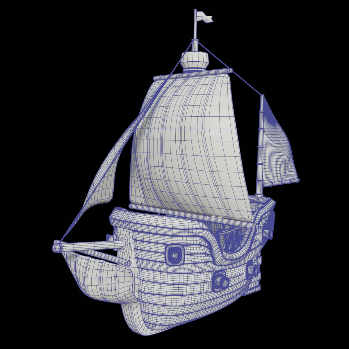 Sailing Ship - 3D Model by mg53