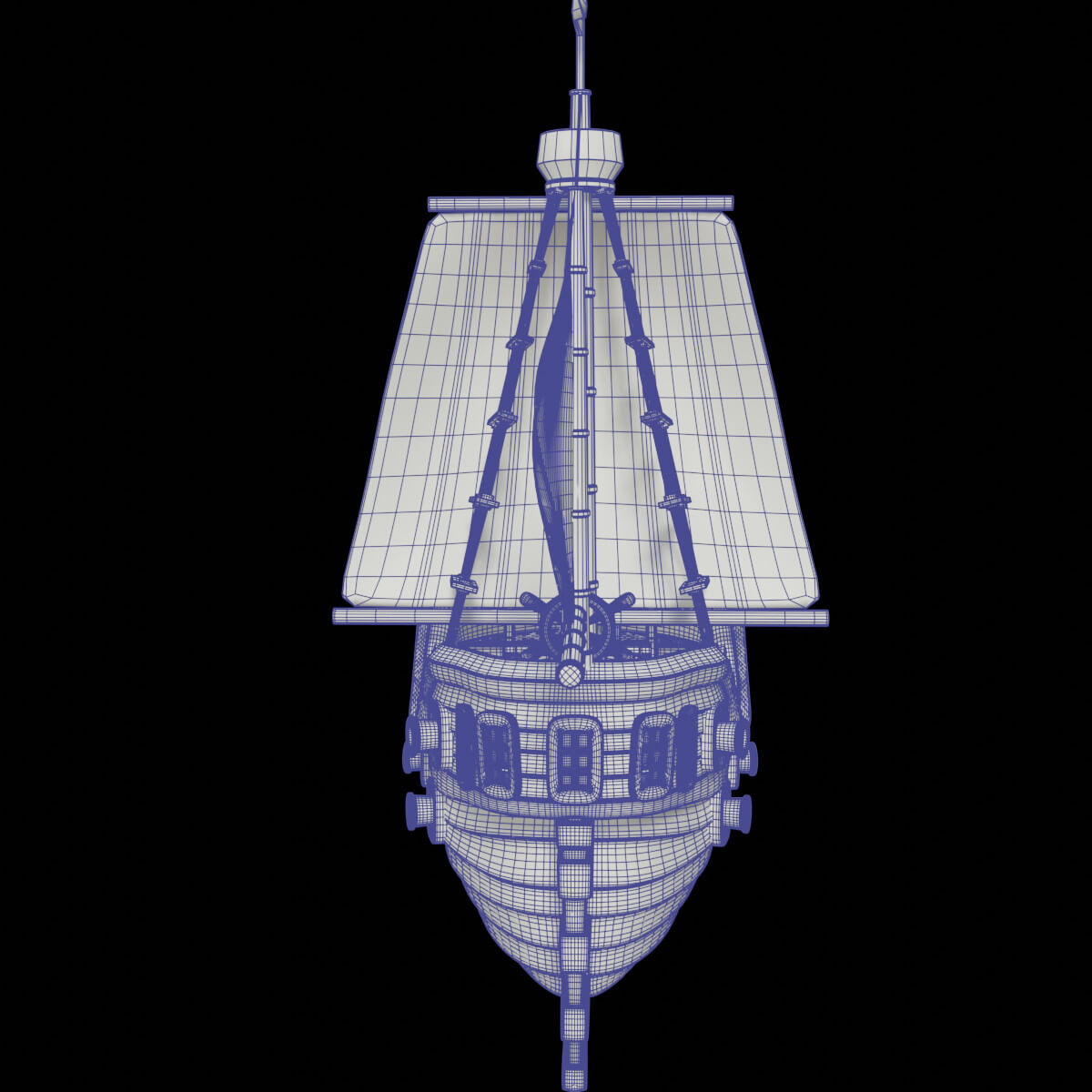 Sailing Ship - 3D Model by mg53